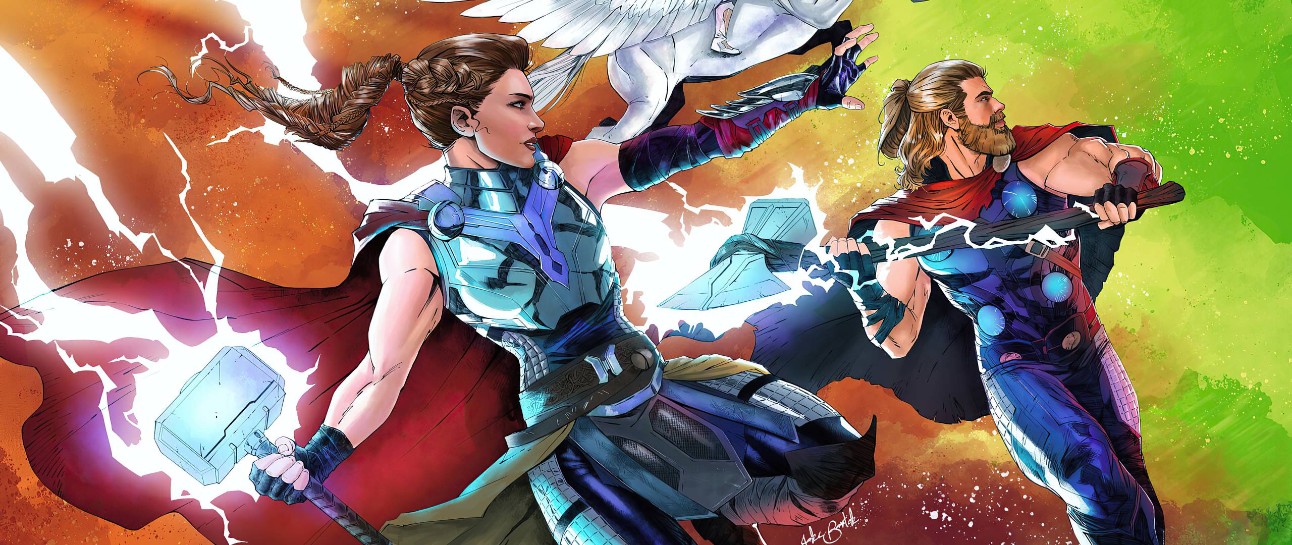 Thor Anime Wallpapers Top Free Thor Anime Backgrounds Wallpaperaccess