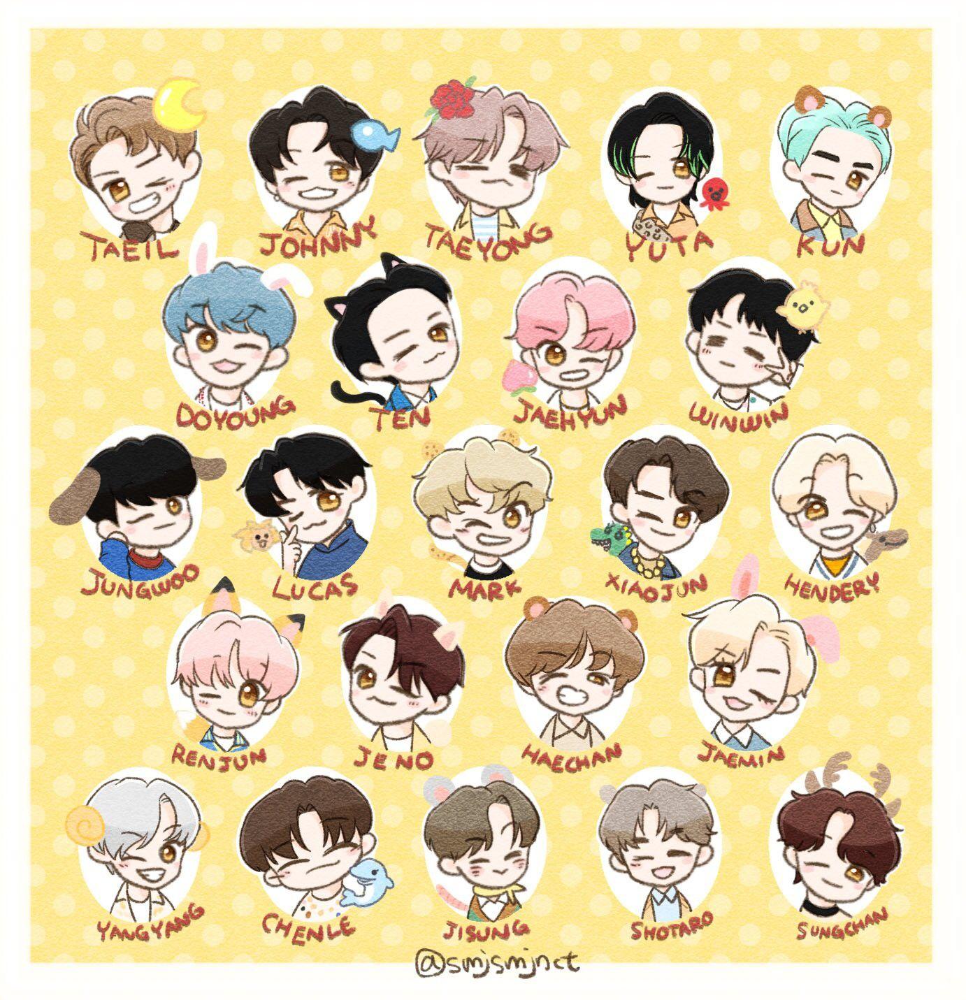 NCT Chibi Wallpapers - Top Free NCT Chibi Backgrounds - WallpaperAccess