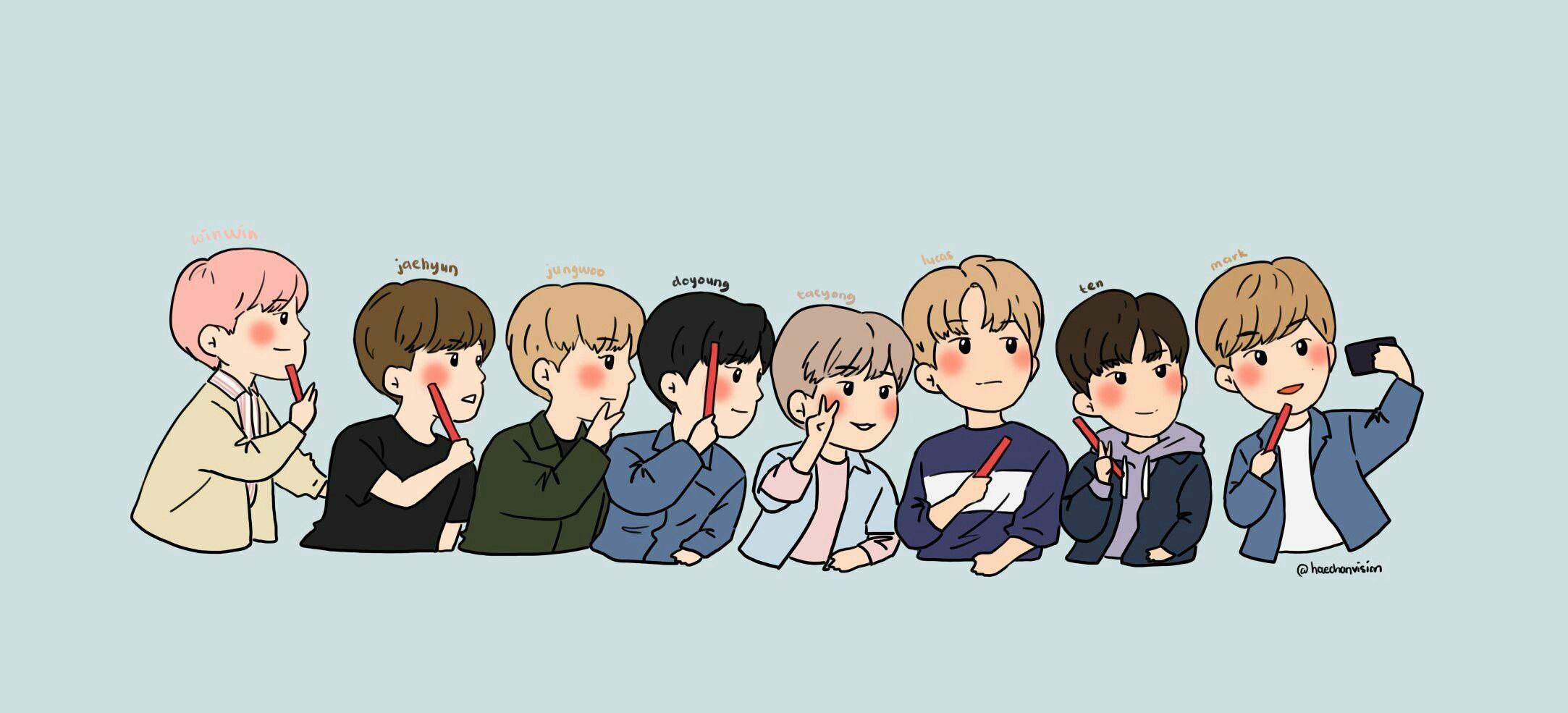 NCT Chibi Wallpapers - Top Free NCT Chibi Backgrounds - WallpaperAccess