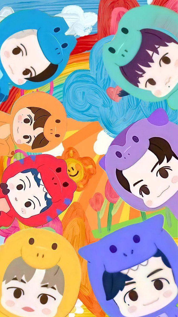 NCT Chibi Wallpapers - Top Free NCT Chibi Backgrounds - WallpaperAccess