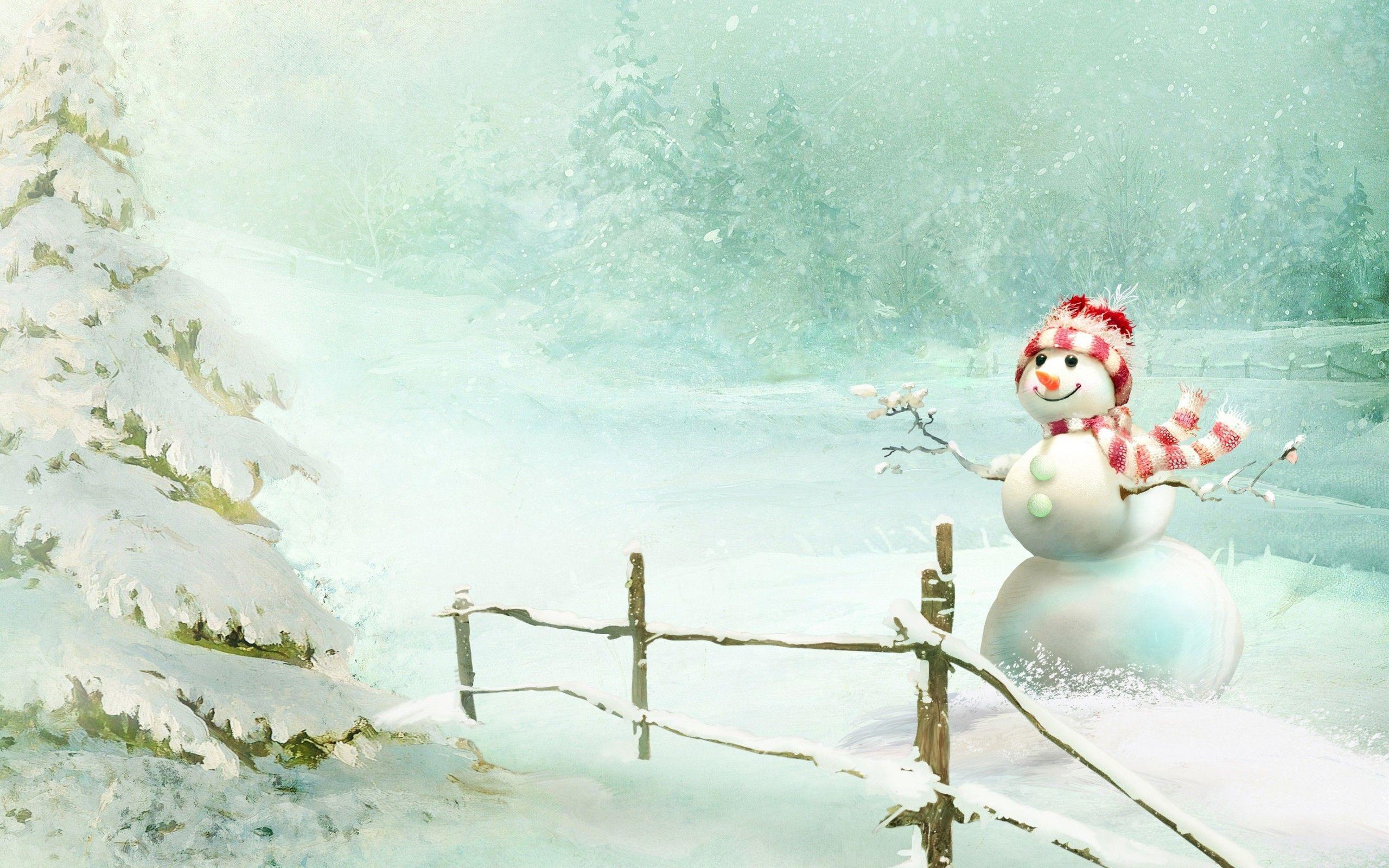 Cute Christmas Snowman Wallpapers - Top Free Cute Christmas Snowman ...