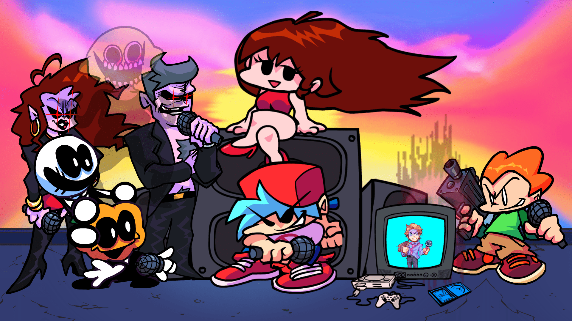 Fnf Mods Wallpapers - Top Free Fnf Mods Backgrounds - WallpaperAccess