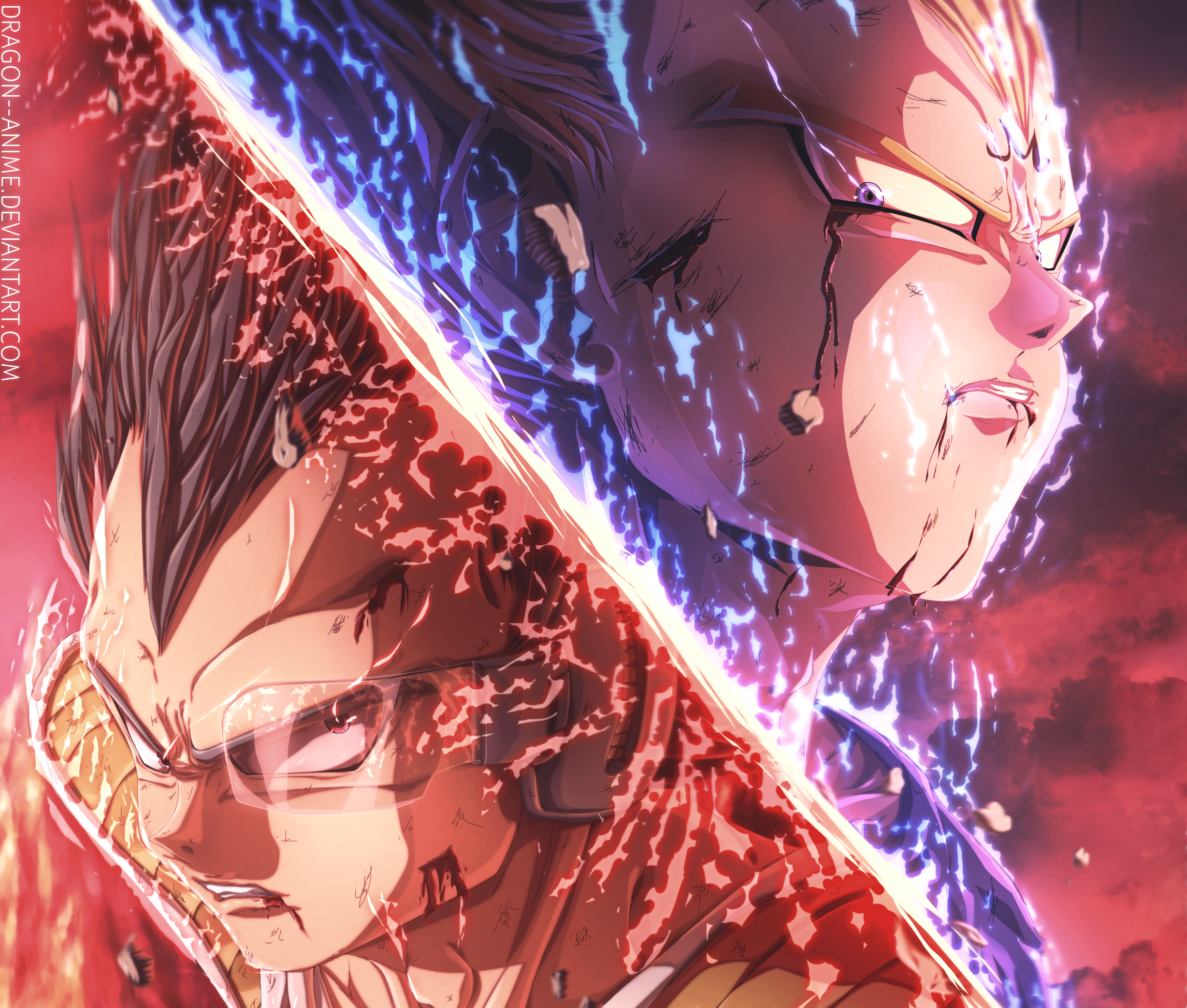 Red Vegeta Wallpapers - Top Free Red Vegeta Backgrounds - WallpaperAccess