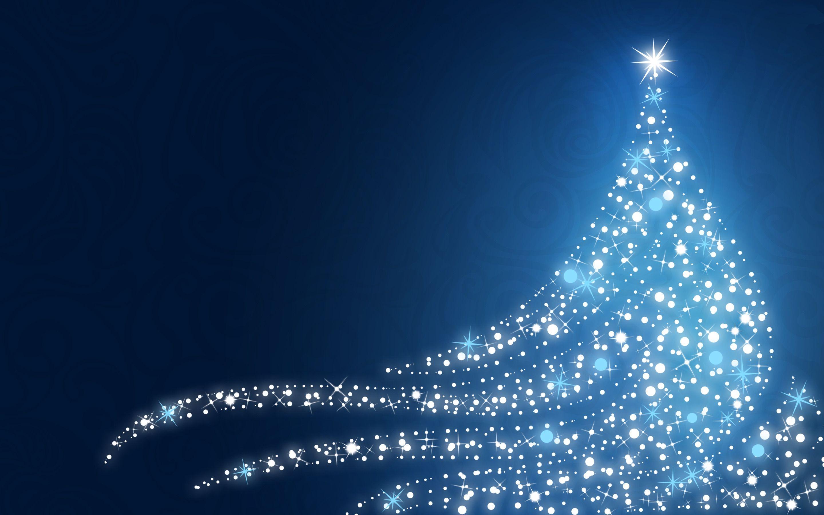 Blue Christmas Tree Desktop Wallpapers - Top Free Blue Christmas Tree ...