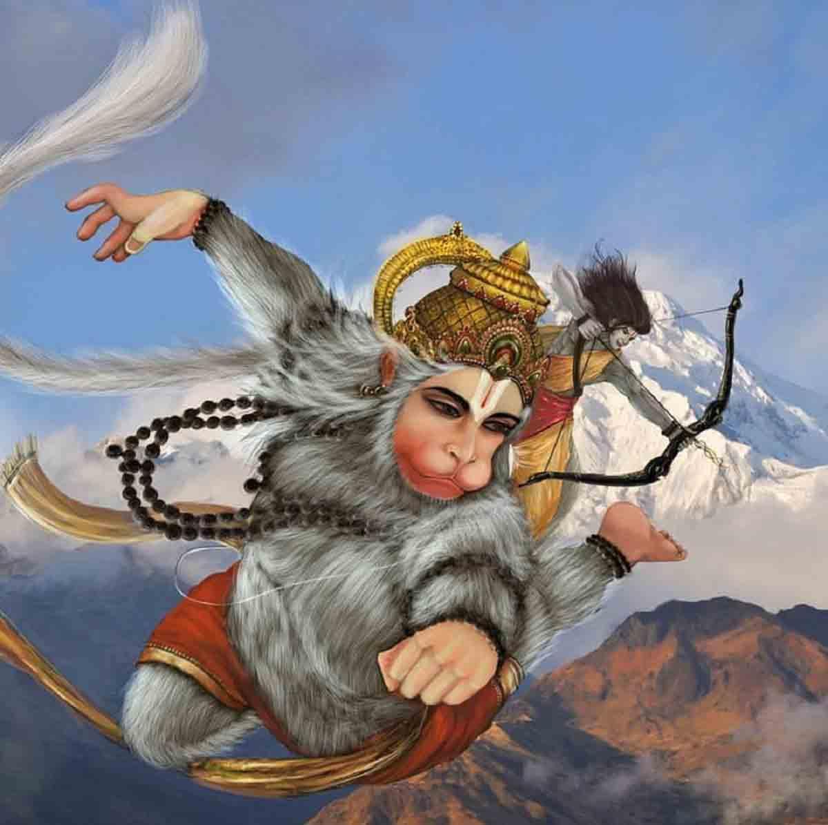 Hanuman Flying Wallpapers - Top Free Hanuman Flying Backgrounds ...