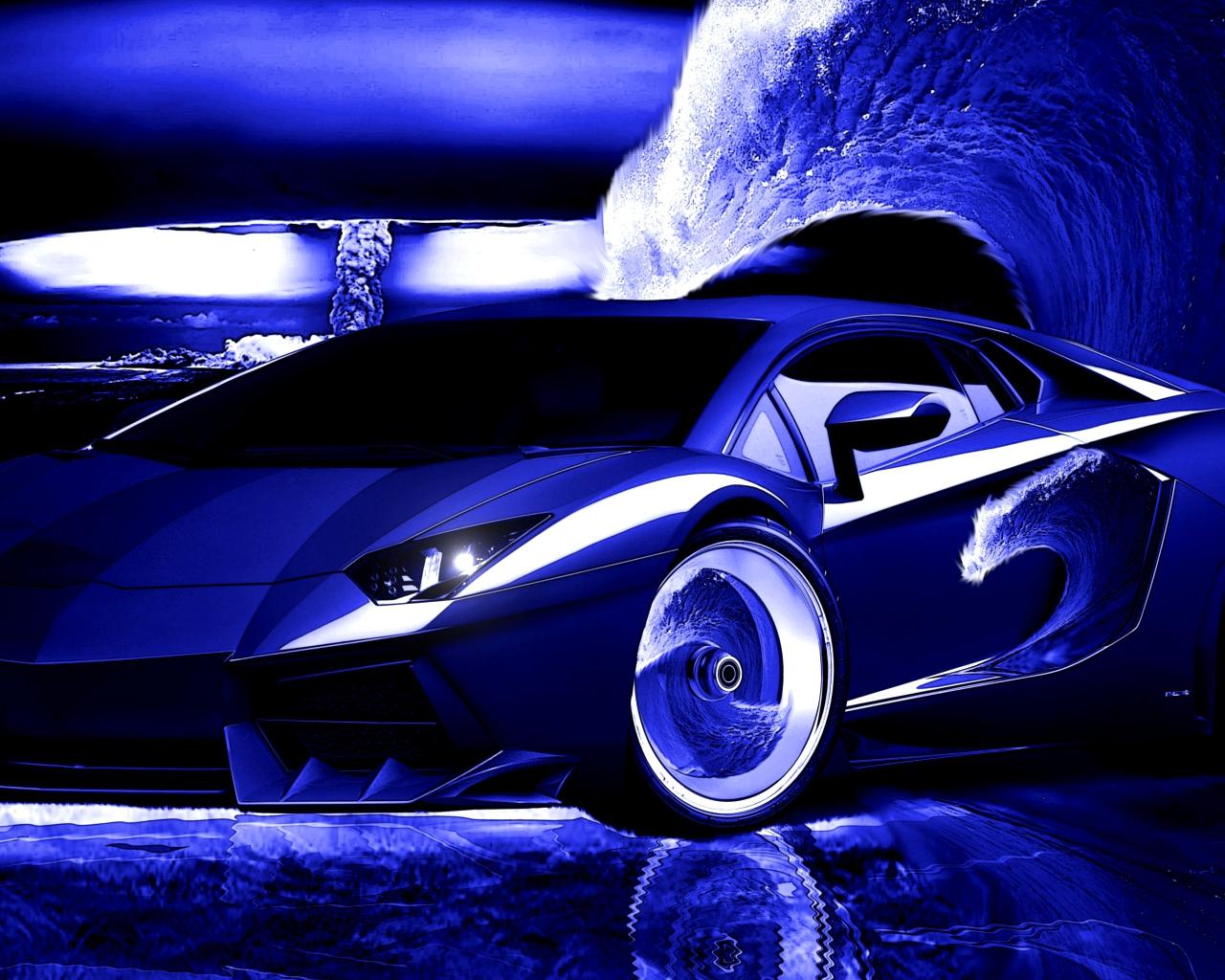 Neon Blue Lamborghini Wallpapers - Top Free Neon Blue Lamborghini ...
