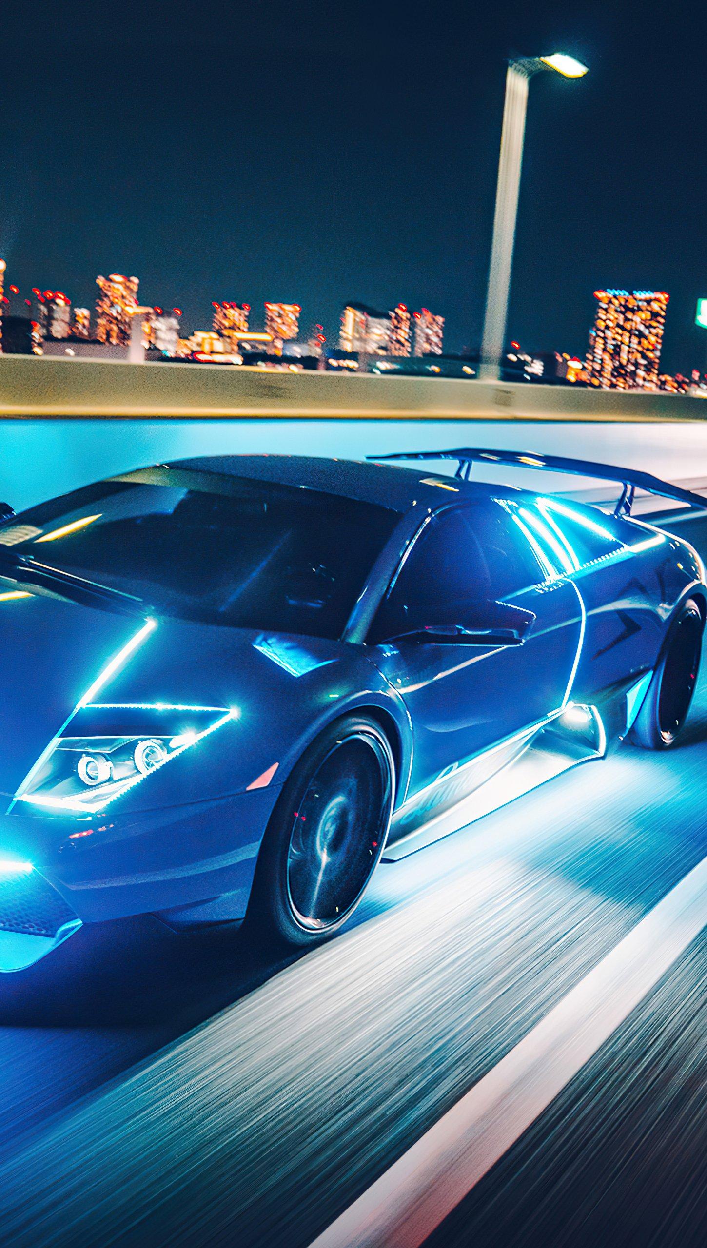 Neon Blue Lamborghini Wallpapers - Top Free Neon Blue Lamborghini ...