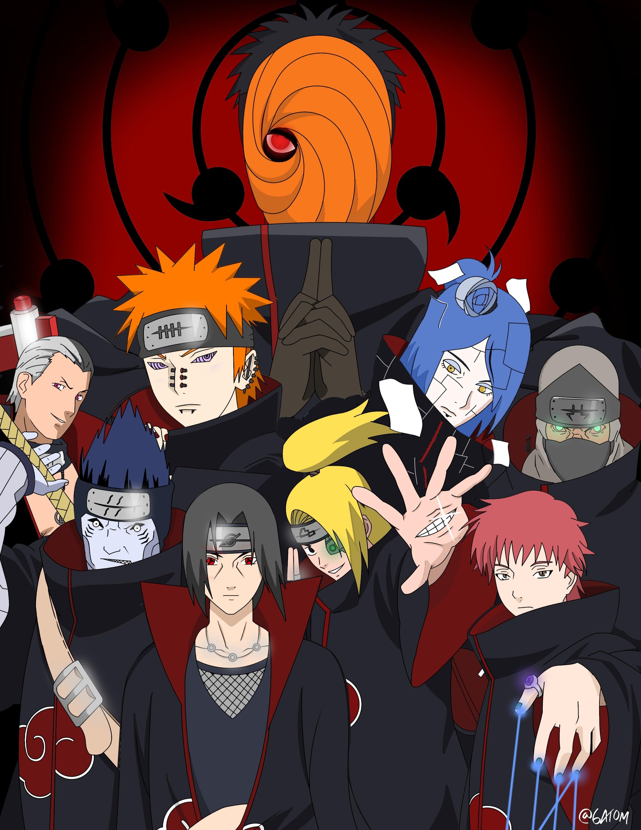 Akatsuki Portrait Wallpapers - Top Free Akatsuki Portrait Backgrounds ...