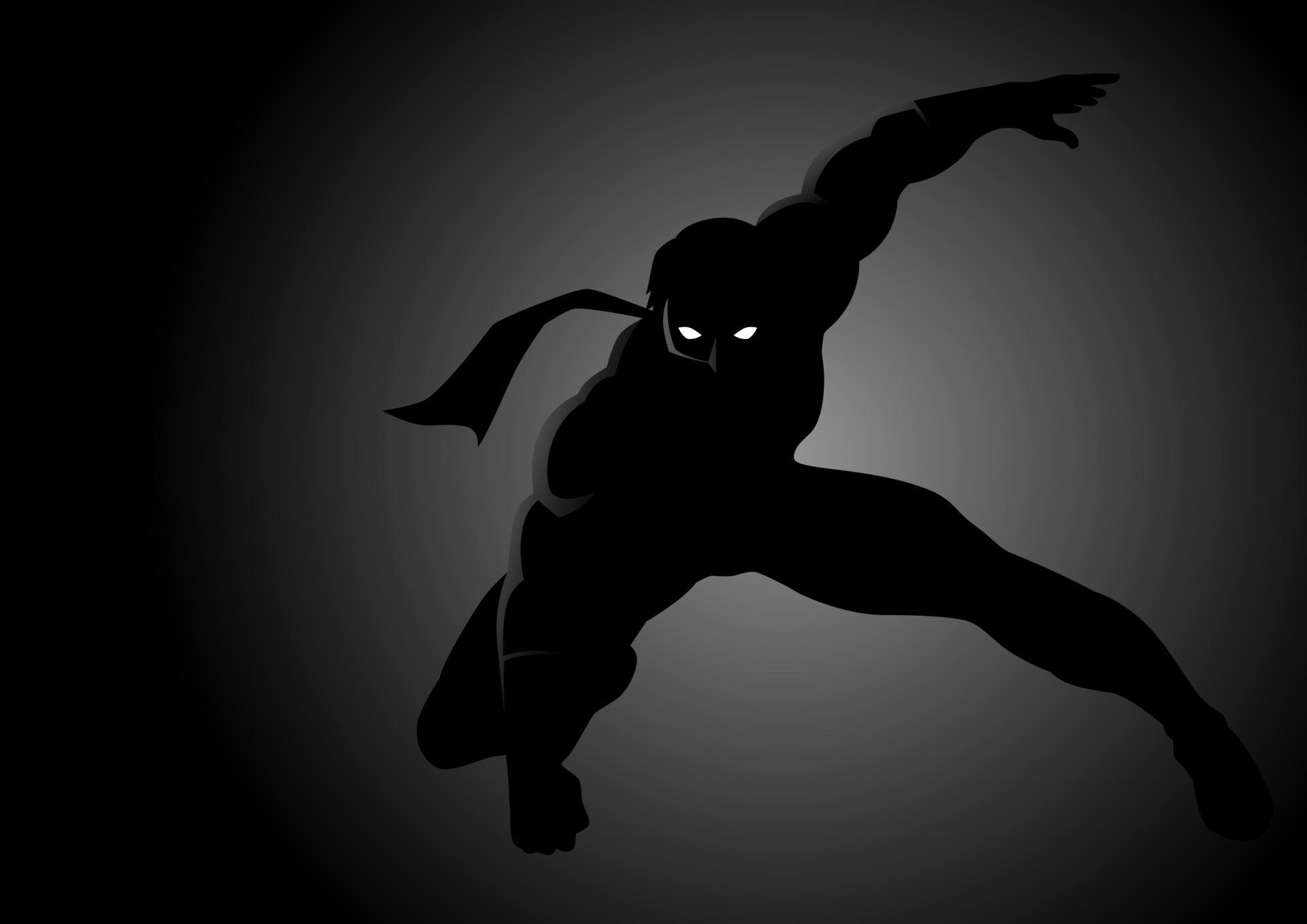 Superhero Silhouette Wallpapers - Top Free Superhero Silhouette ...