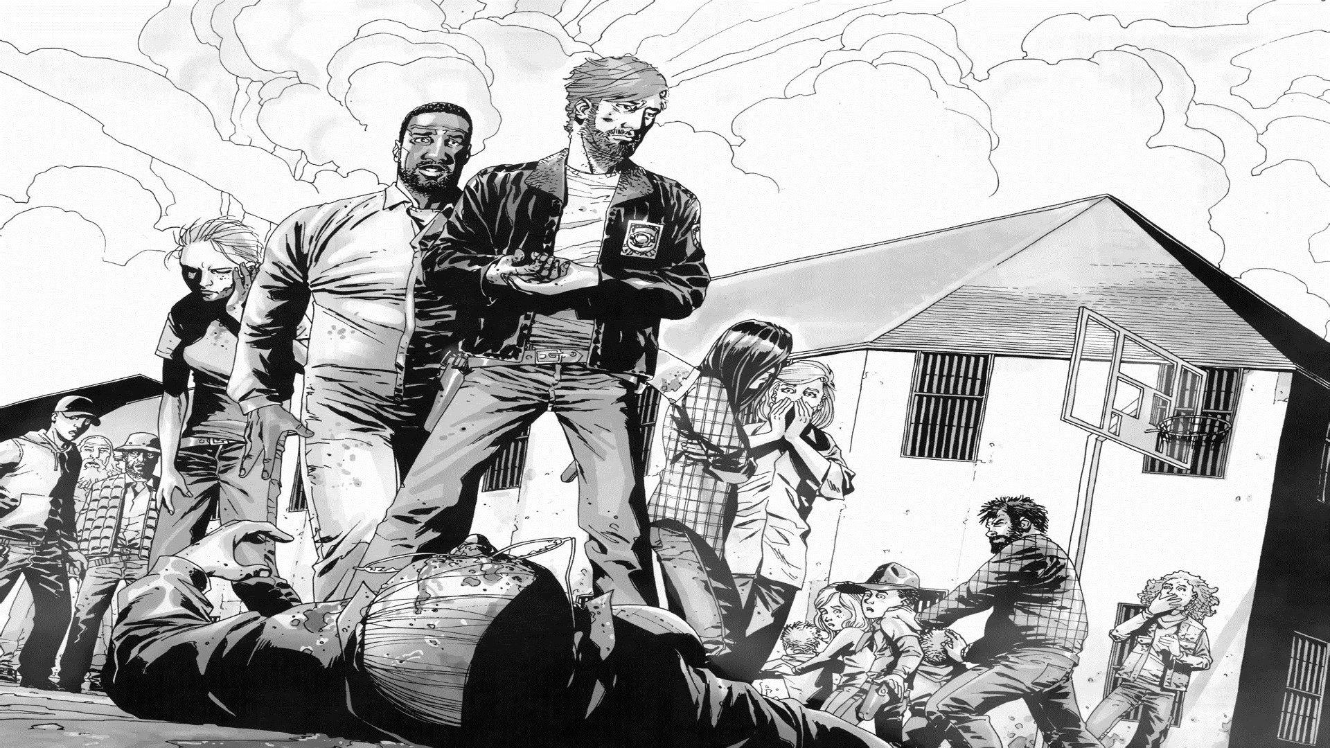 The Walking Dead Comic Wallpapers - Top Free The Walking Dead Comic ...