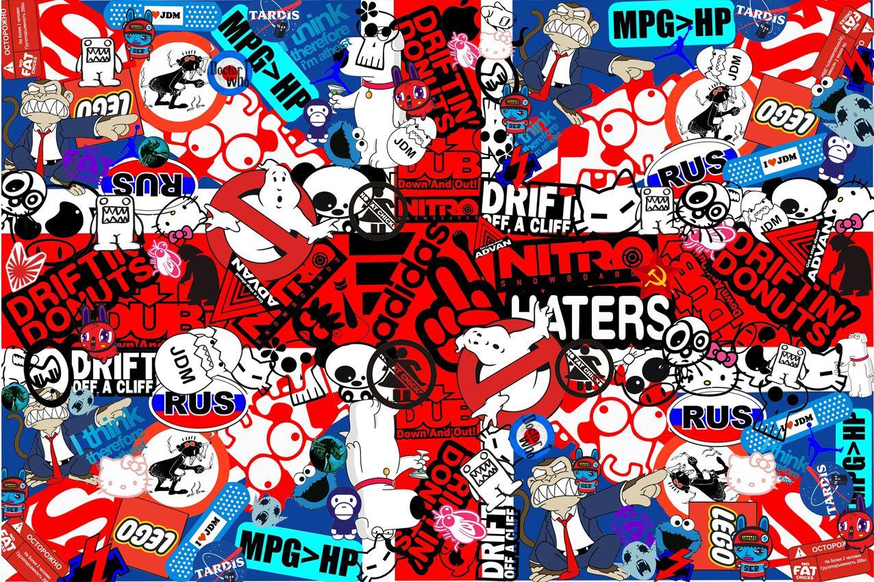 Marvel Sticker Bomb Wallpapers - Top Free Marvel Sticker Bomb ...