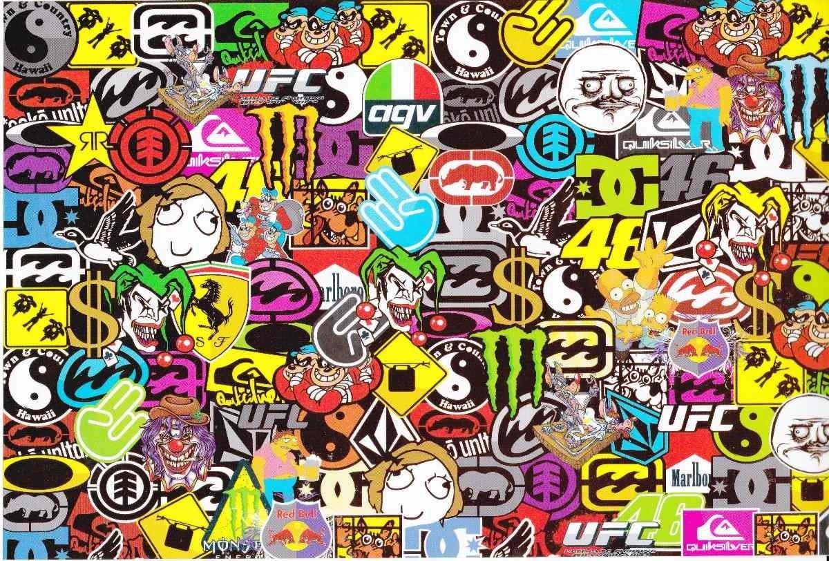 Marvel Sticker Bomb Wallpapers - Top Free Marvel Sticker Bomb ...