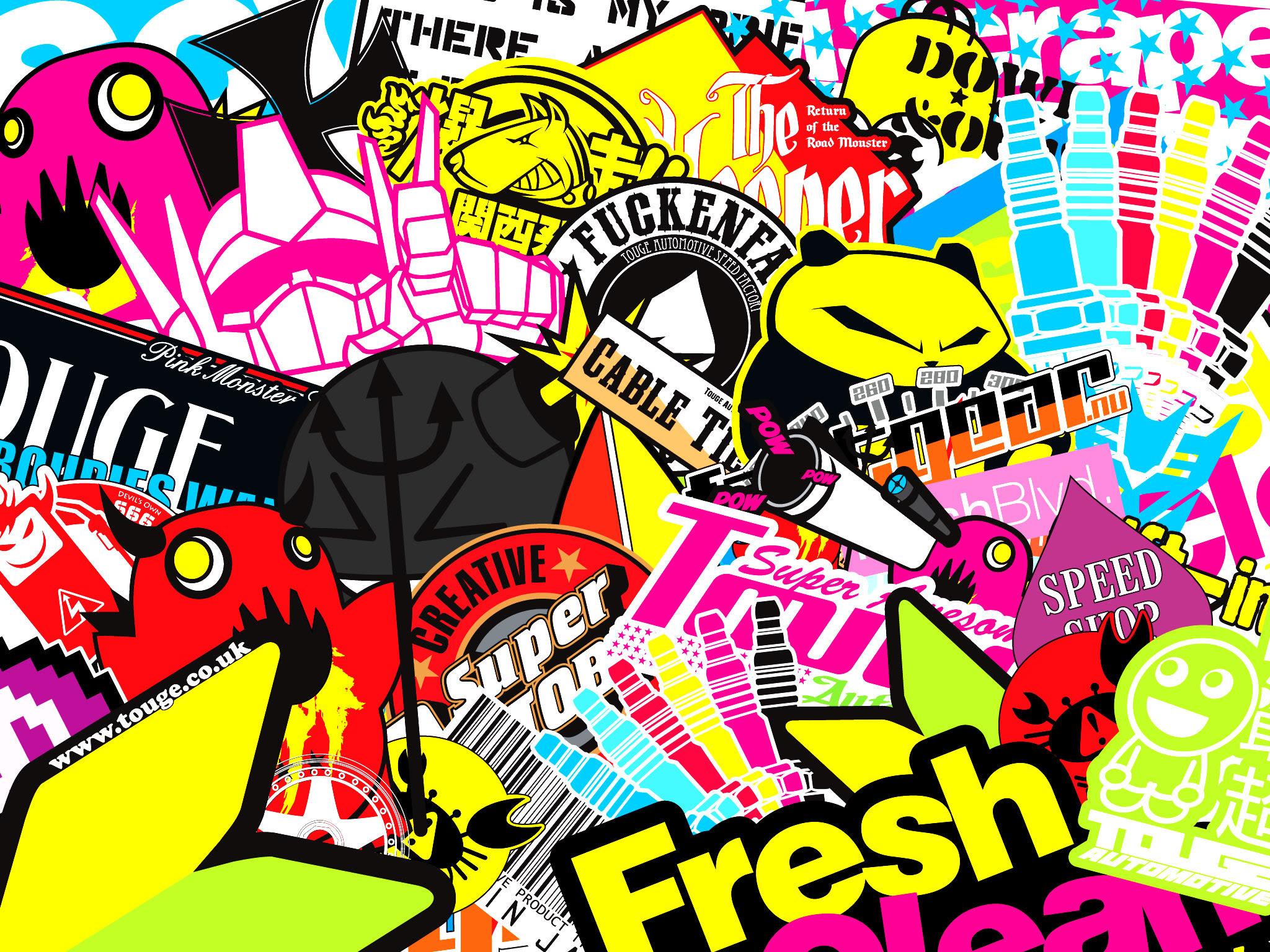 Marvel Sticker Bomb Wallpapers - Top Free Marvel Sticker Bomb ...