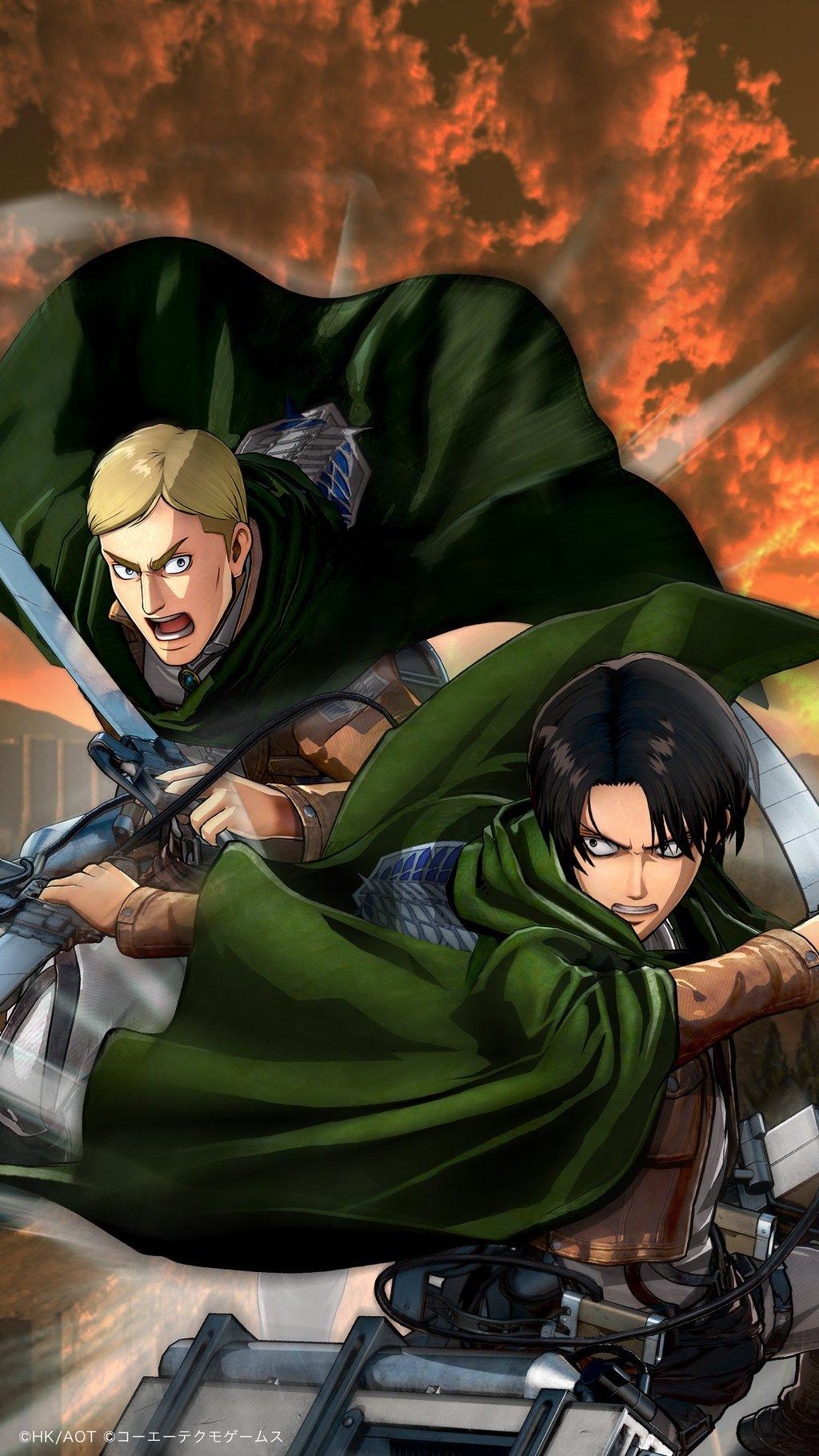 Erwin and Levi Wallpapers - Top Free Erwin and Levi Backgrounds ...