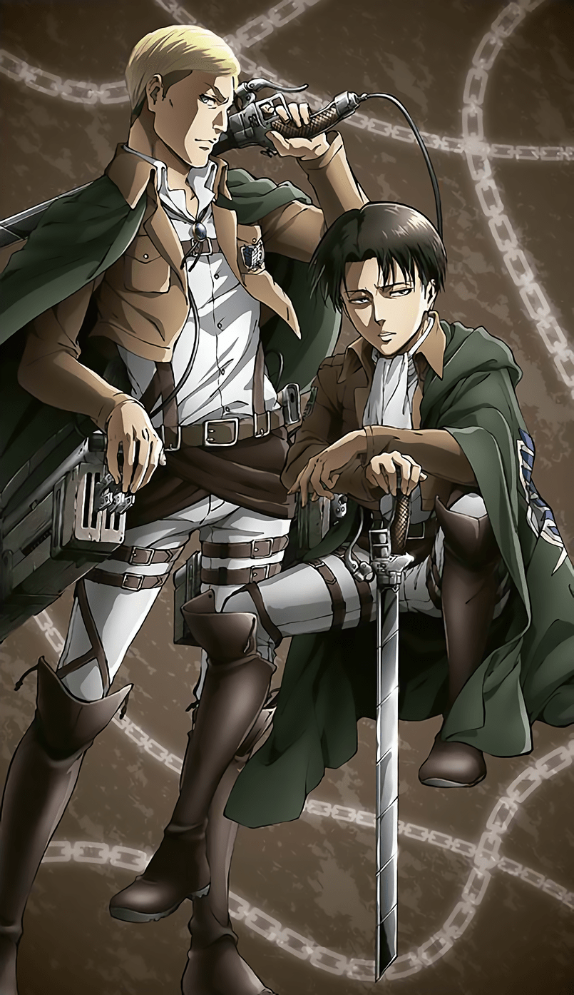 Erwin and Levi Wallpapers - Top Free Erwin and Levi Backgrounds - WallpaperAccess