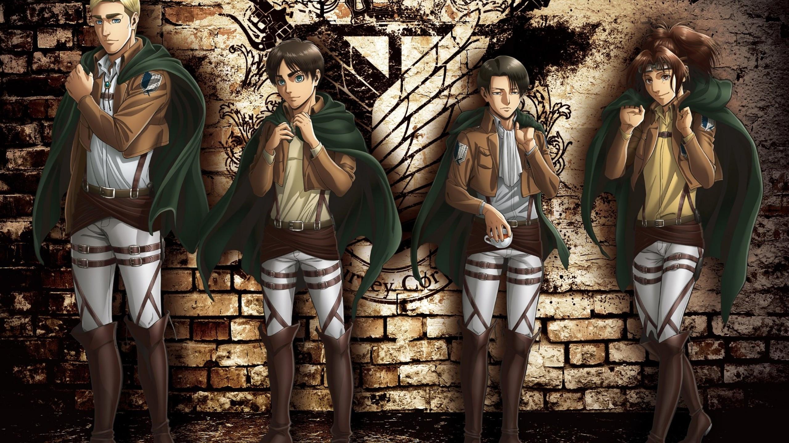 Erwin and Levi Wallpapers - Top Free Erwin and Levi Backgrounds ...
