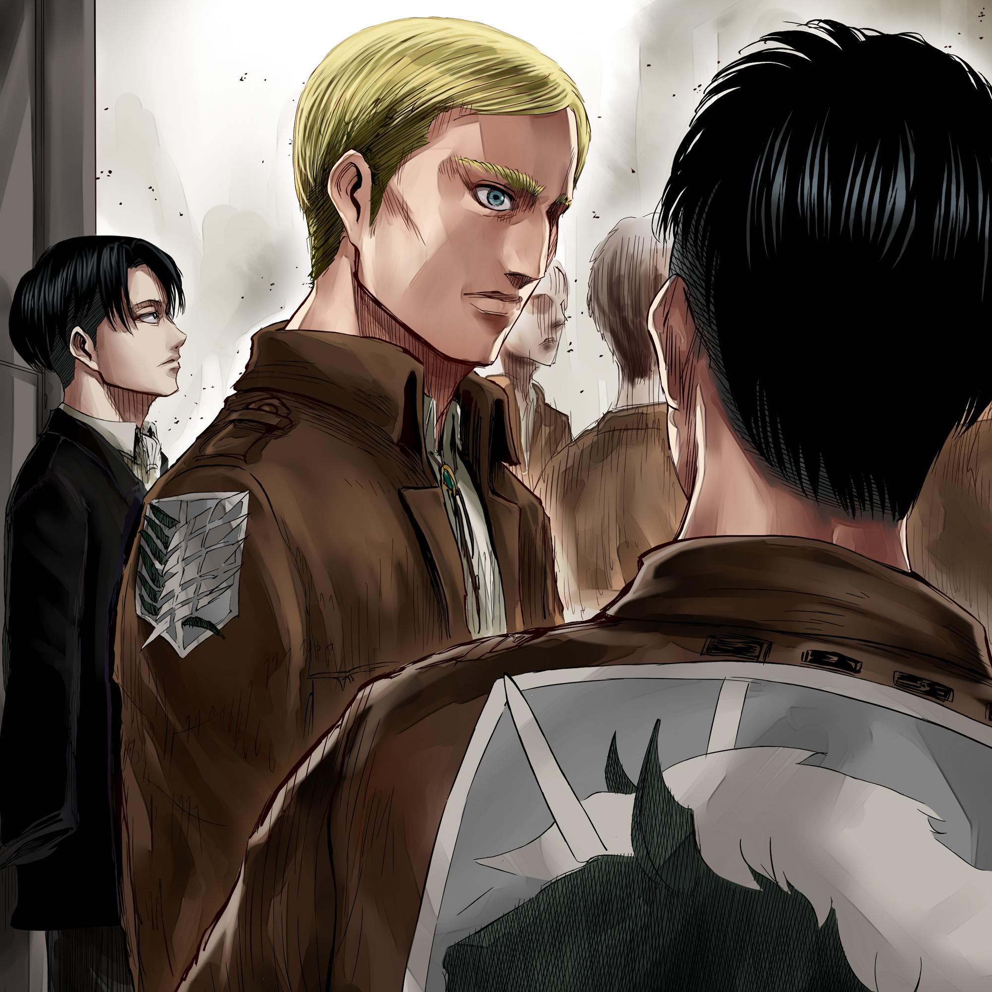 Erwin and Levi Wallpapers - Top Free Erwin and Levi Backgrounds ...