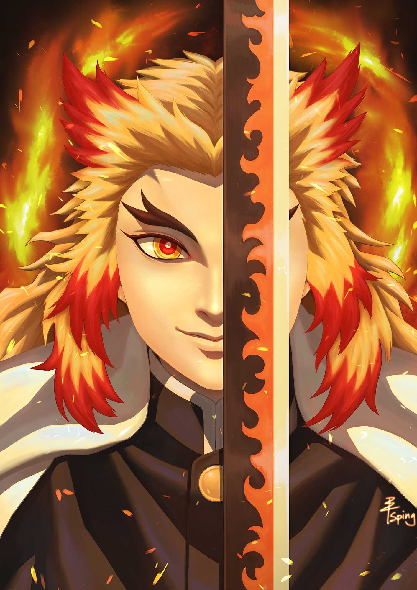 Flame Hashira Wallpapers - Top Free Flame Hashira Backgrounds ...