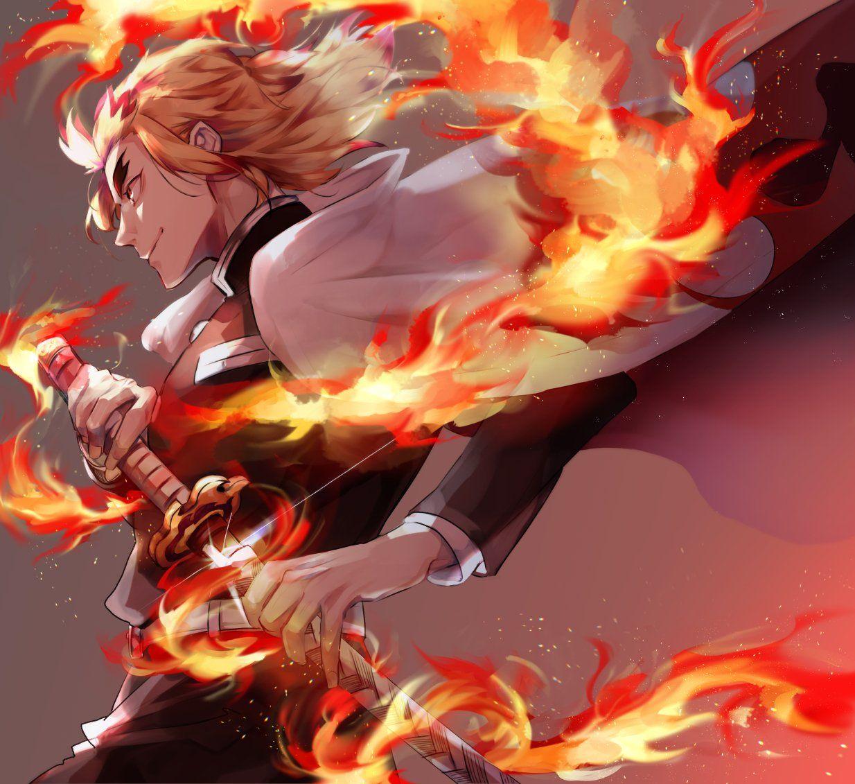 Flame Hashira Wallpapers - Top Free Flame Hashira Backgrounds ...