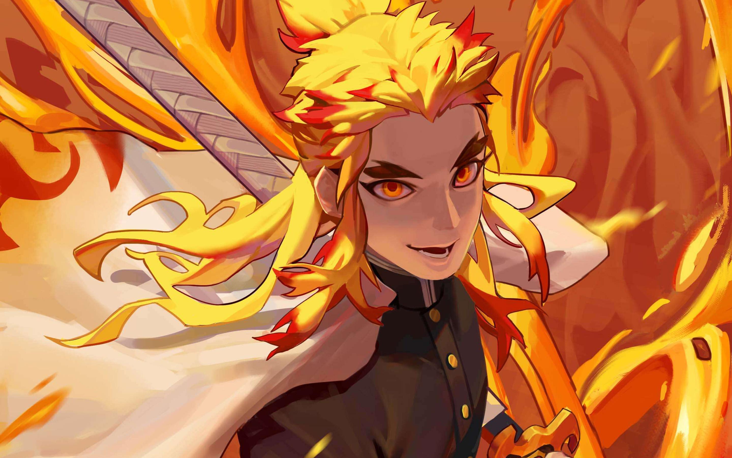 Flame Hashira Wallpapers - Top Free Flame Hashira Backgrounds ...