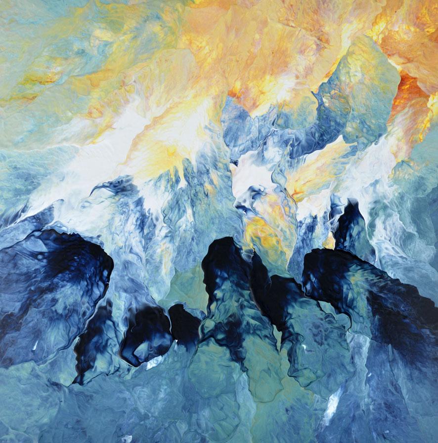 Blue Mountain Abstract Wallpapers - Top Free Blue Mountain Abstract ...