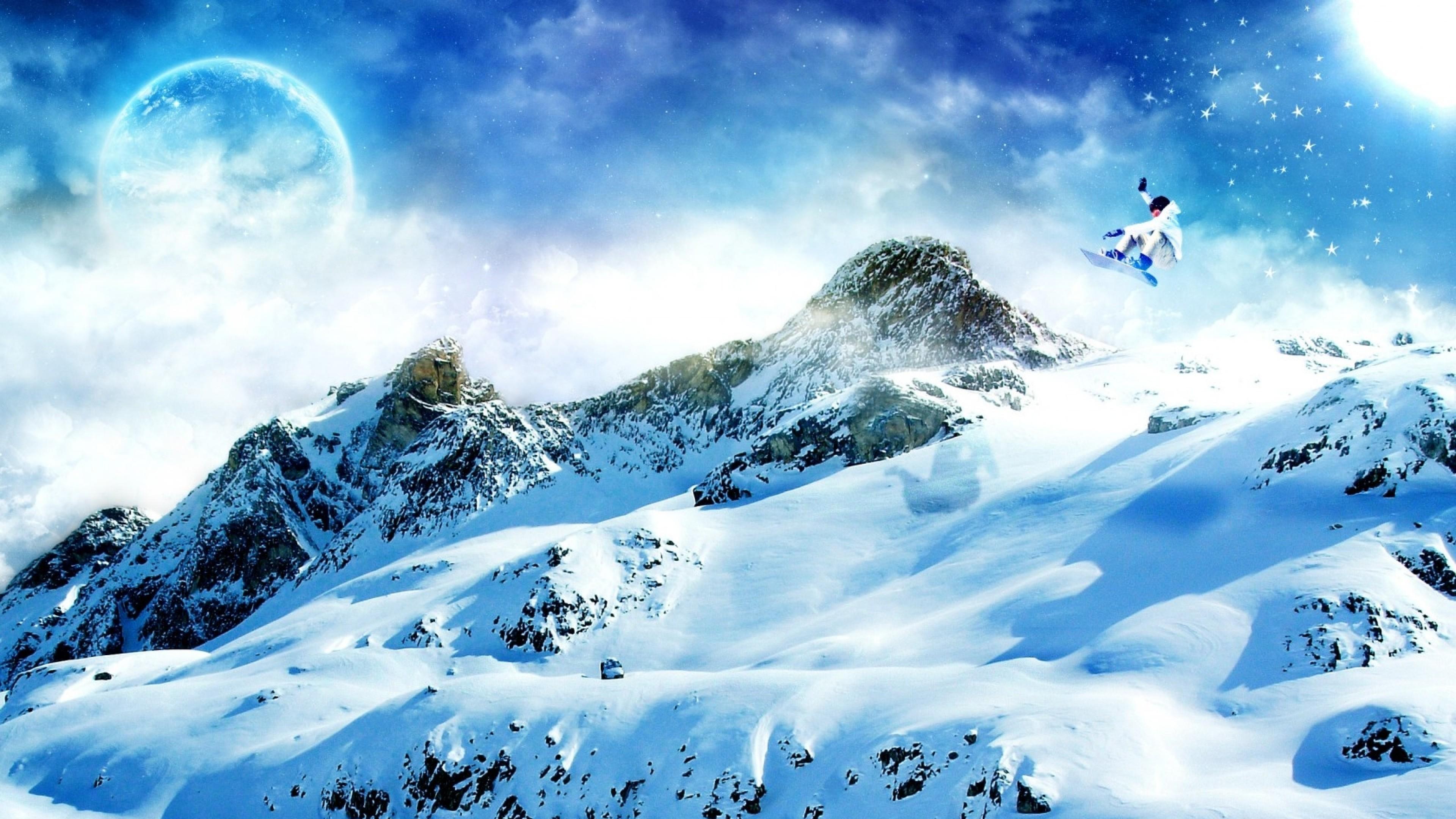 Snowy Mountain 4K Wallpapers - Top Free Snowy Mountain 4K Backgrounds ...