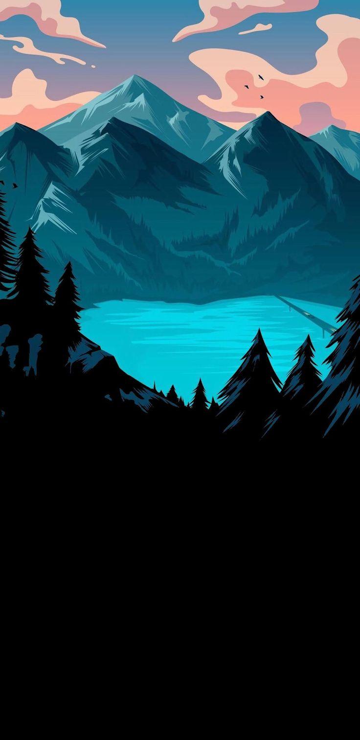 Blue Mountain Abstract Wallpapers - Top Free Blue Mountain Abstract ...