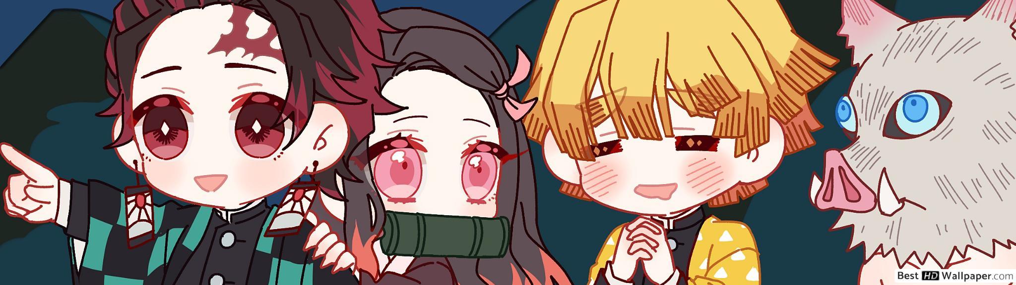 Demon Slayer Group Wallpapers - Top Free Demon Slayer Group Backgrounds ...