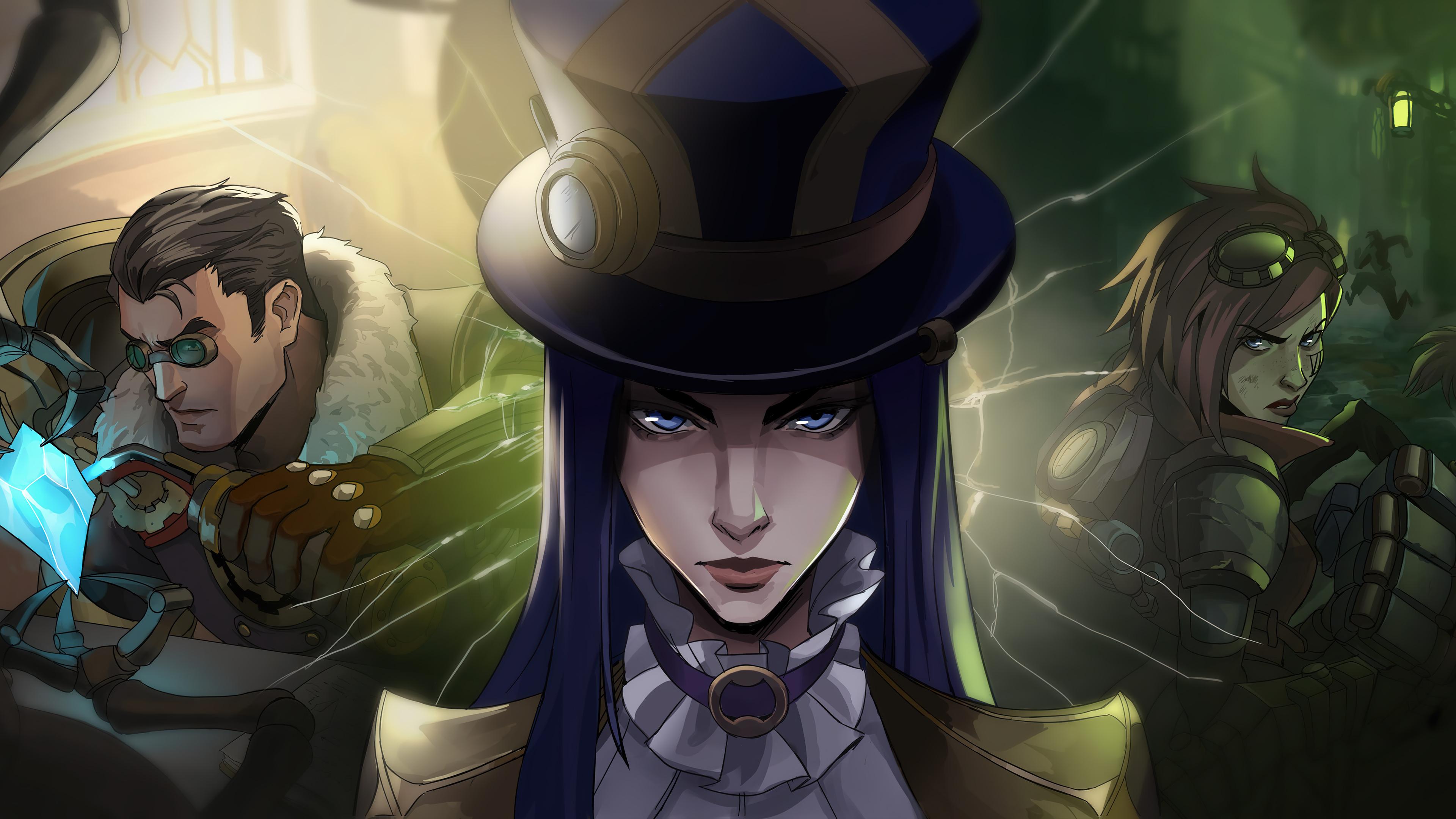Caitlyn Arcane Wallpapers - Top Free Caitlyn Arcane Backgrounds ...