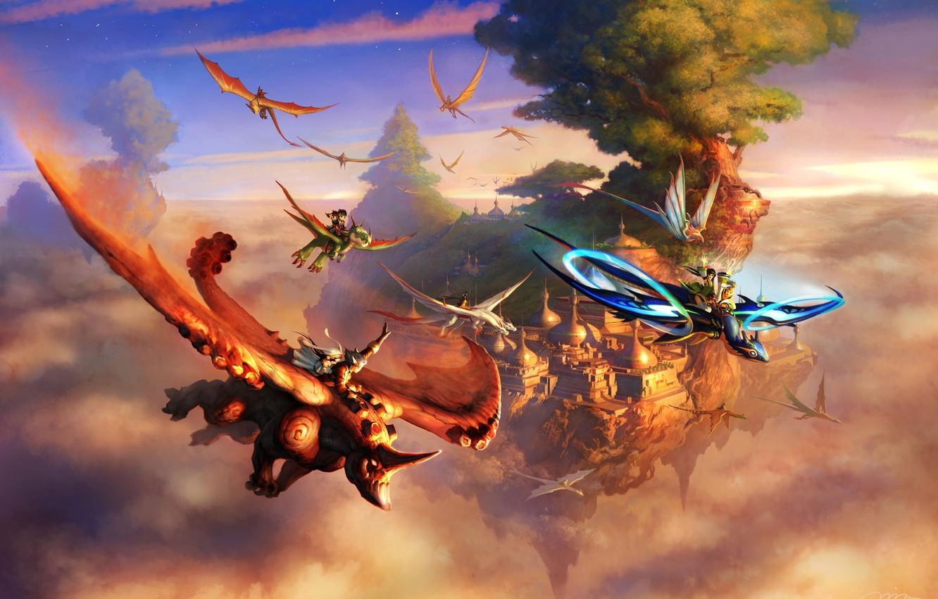 Flying City Wallpapers - Top Free Flying City Backgrounds - WallpaperAccess