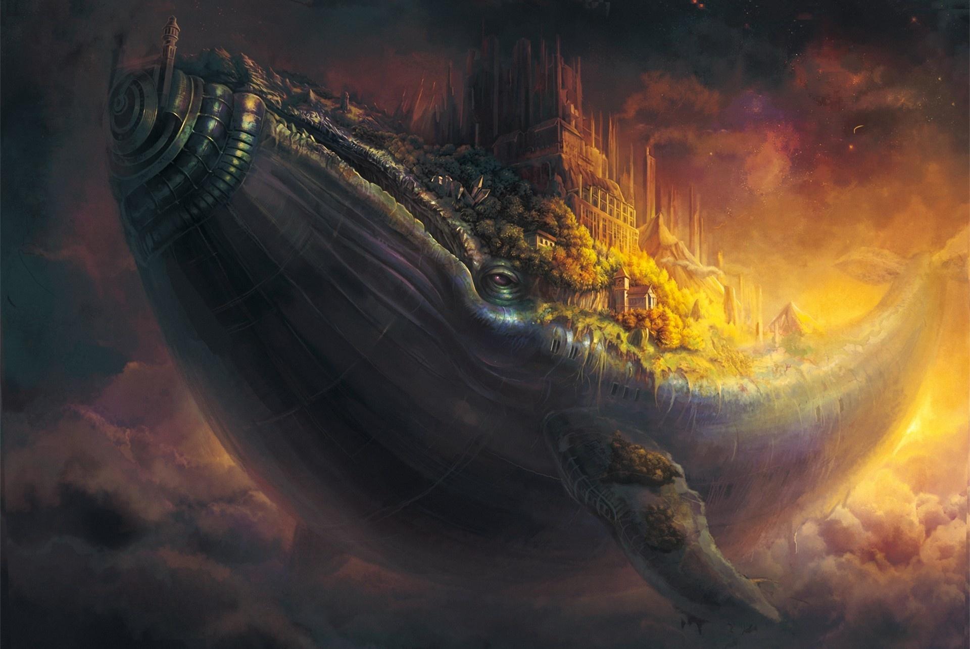 Flying City Wallpapers - Top Free Flying City Backgrounds - WallpaperAccess