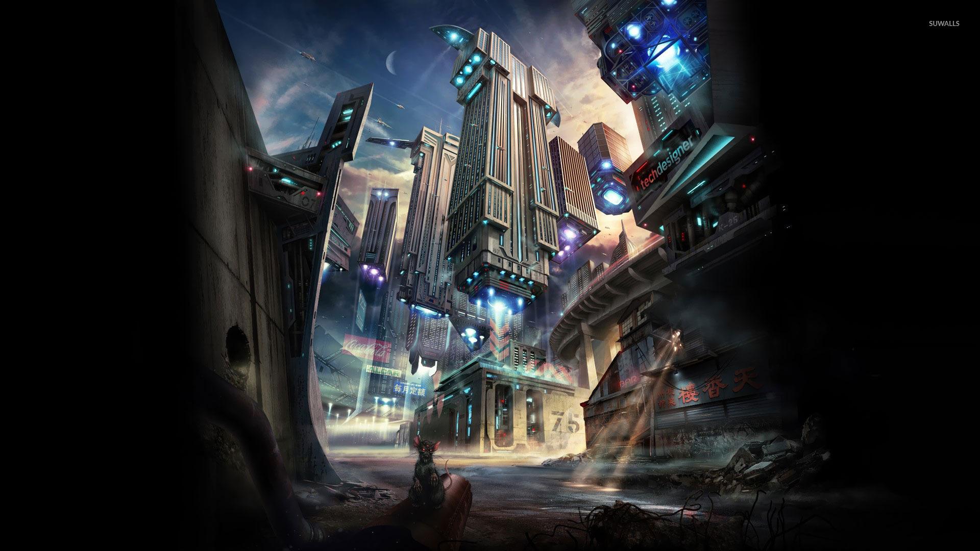 Flying City Wallpapers - Top Free Flying City Backgrounds - WallpaperAccess