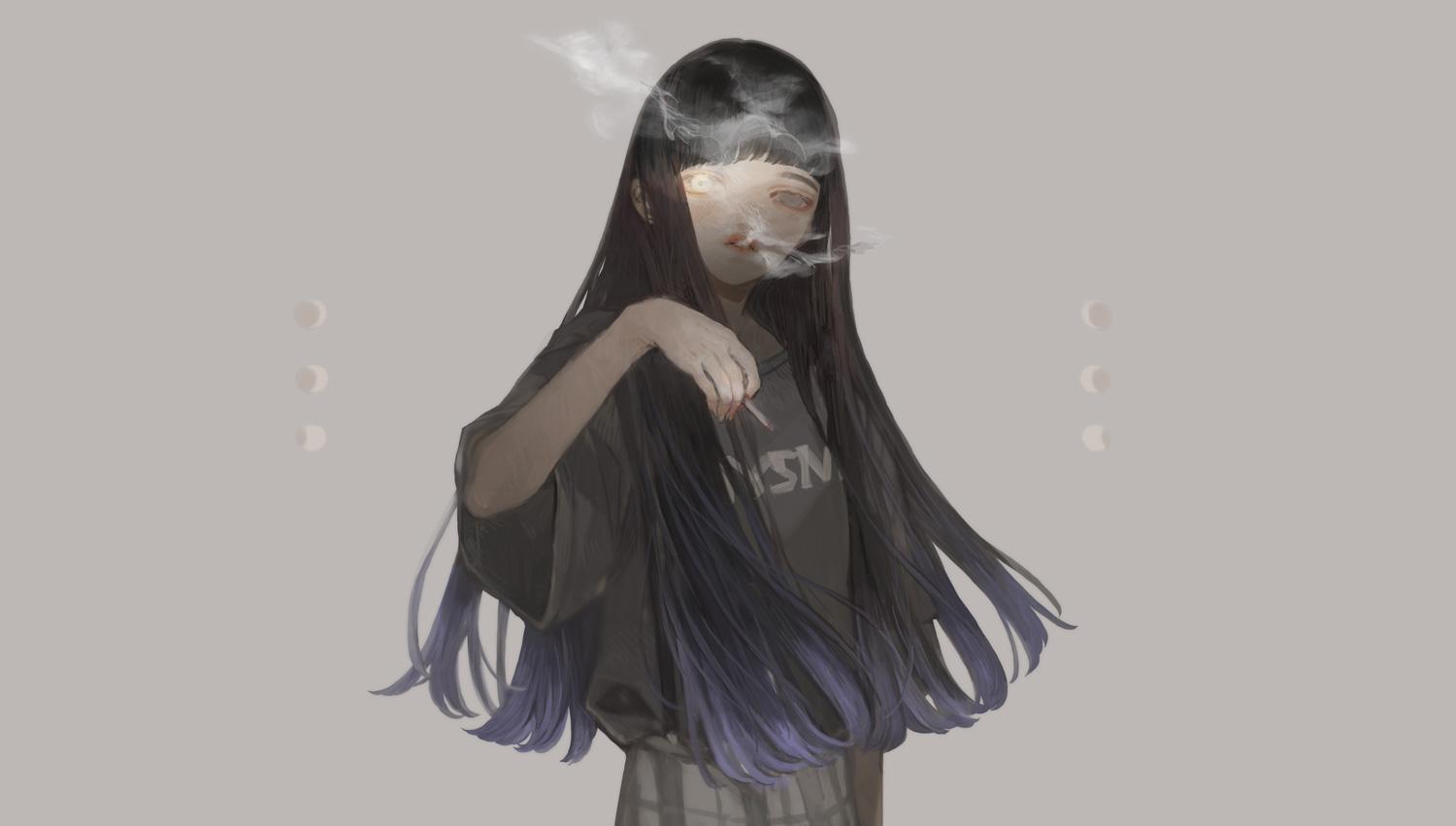 Anime Girl Smoke Wallpapers - Top Free Anime Girl Smoke Backgrounds ...