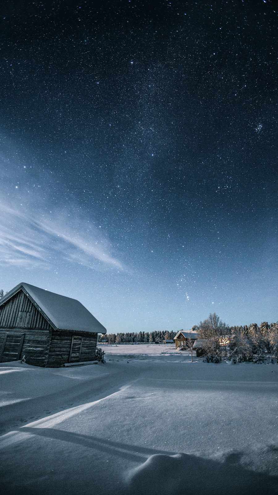 Winter Night Sky iPhone Wallpapers - Top Free Winter Night Sky iPhone ...