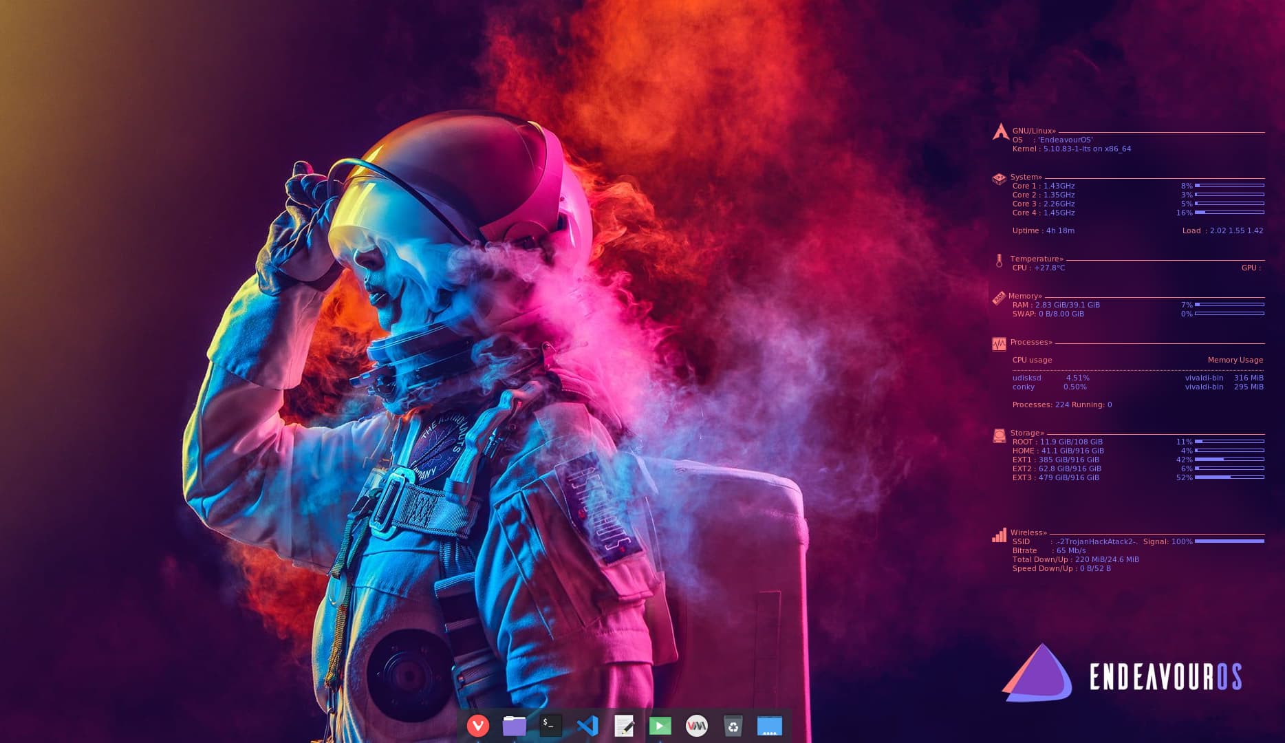 EndeavourOS Wallpapers - Top Free EndeavourOS Backgrounds - WallpaperAccess