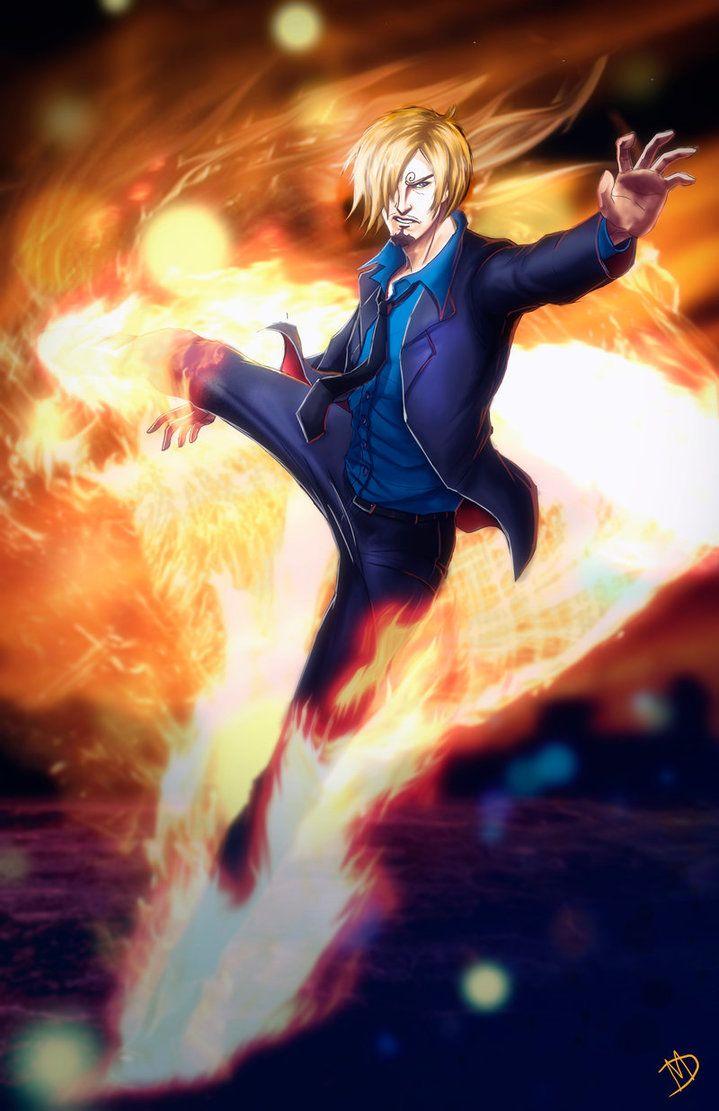 One Piece Sanji Diable Jambe Wallpapers - Top Free One Piece Sanji ...