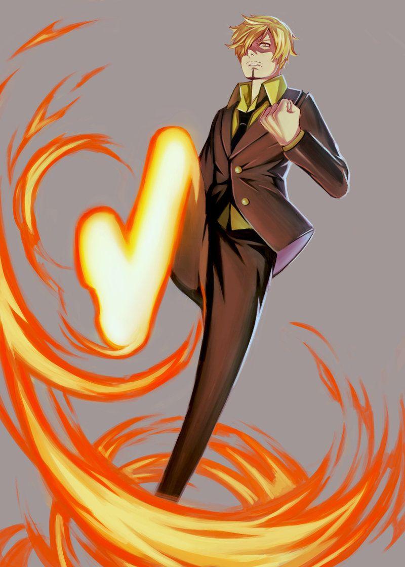 One Piece Sanji Diable Jambe Wallpapers - Top Free One Piece Sanji ...