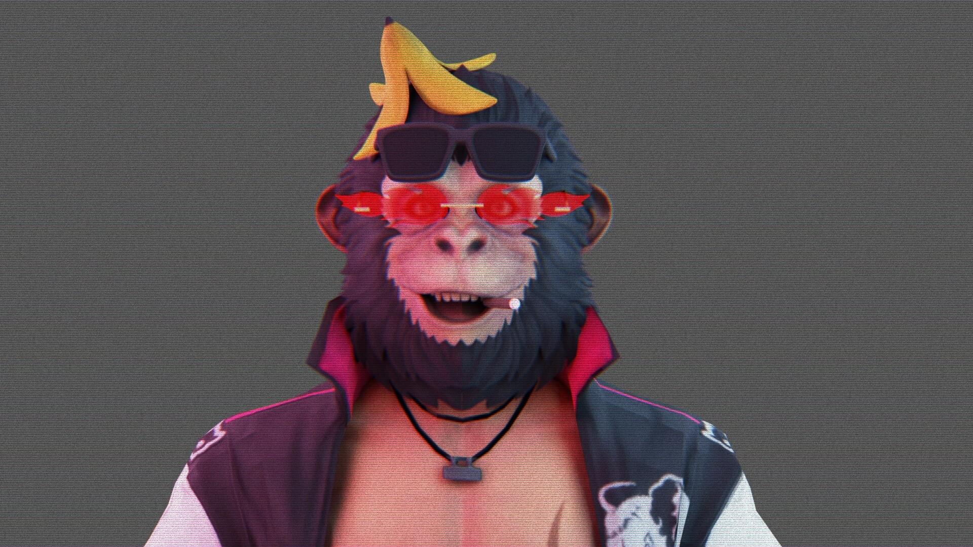 NFT Monkey Wallpapers - Top Free NFT Monkey Backgrounds - WallpaperAccess