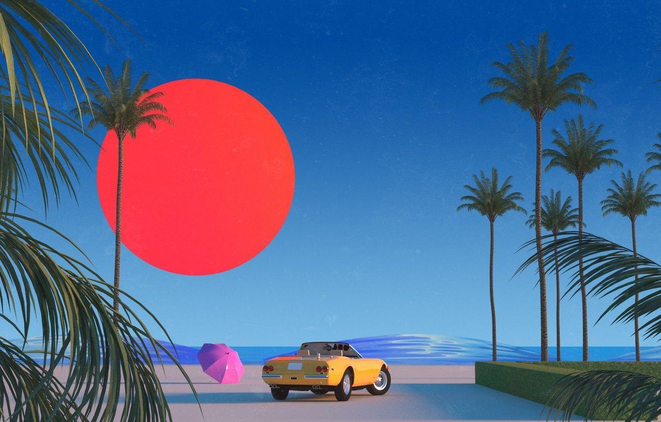 80s Retro Palm Tree Wallpapers - Top Free 80s Retro Palm Tree ...