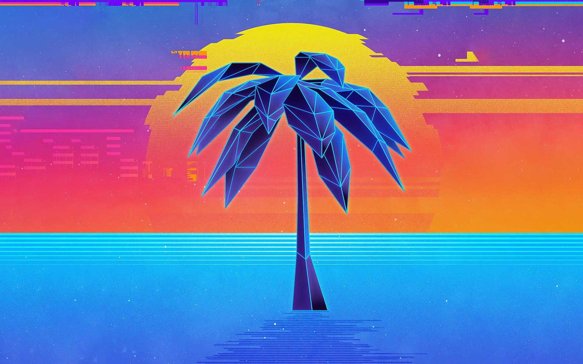 80s Retro Palm Tree Wallpapers - Top Free 80s Retro Palm Tree ...