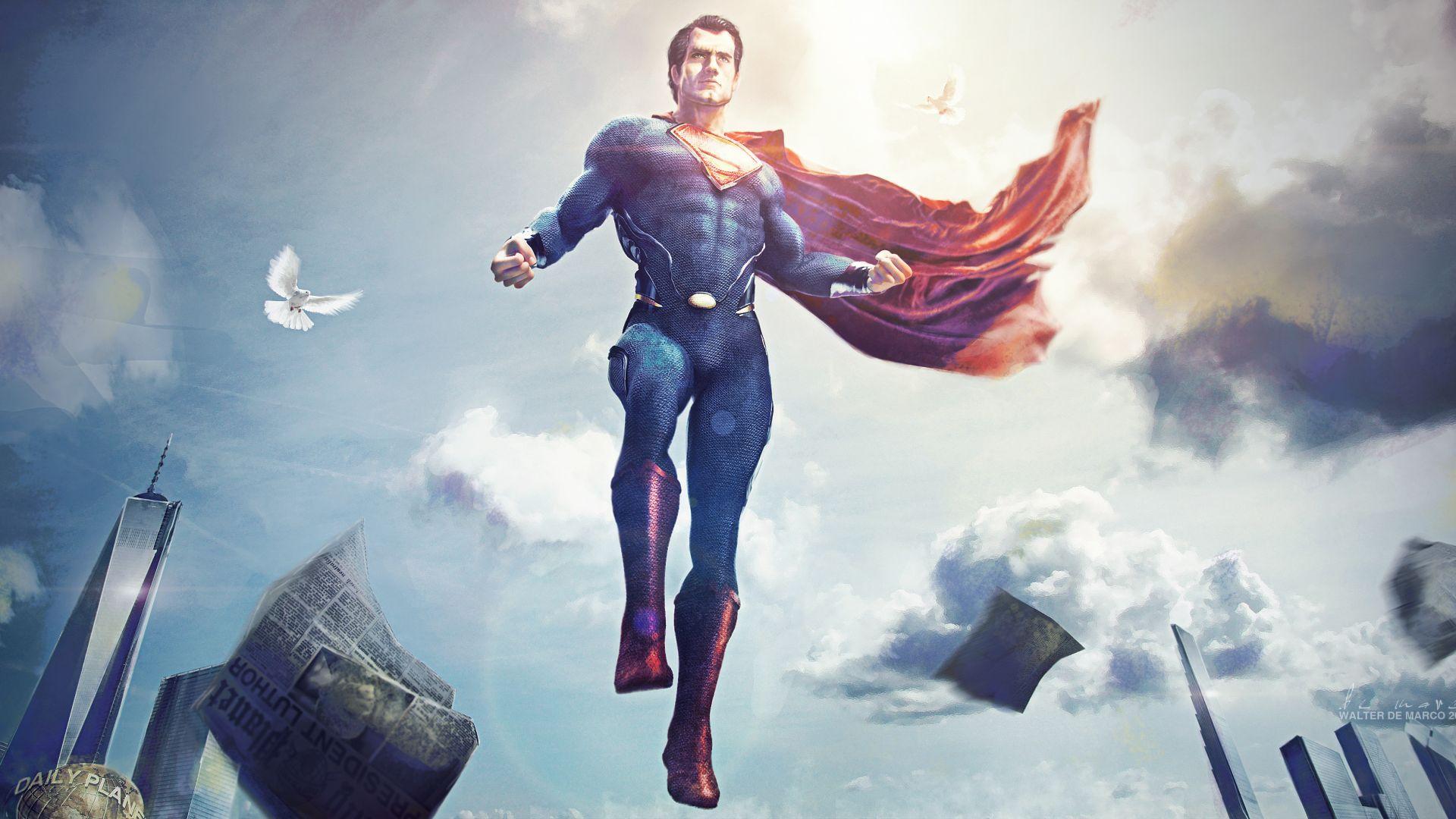 Superman Flying HD Wallpapers - Top Free Superman Flying HD Backgrounds ...