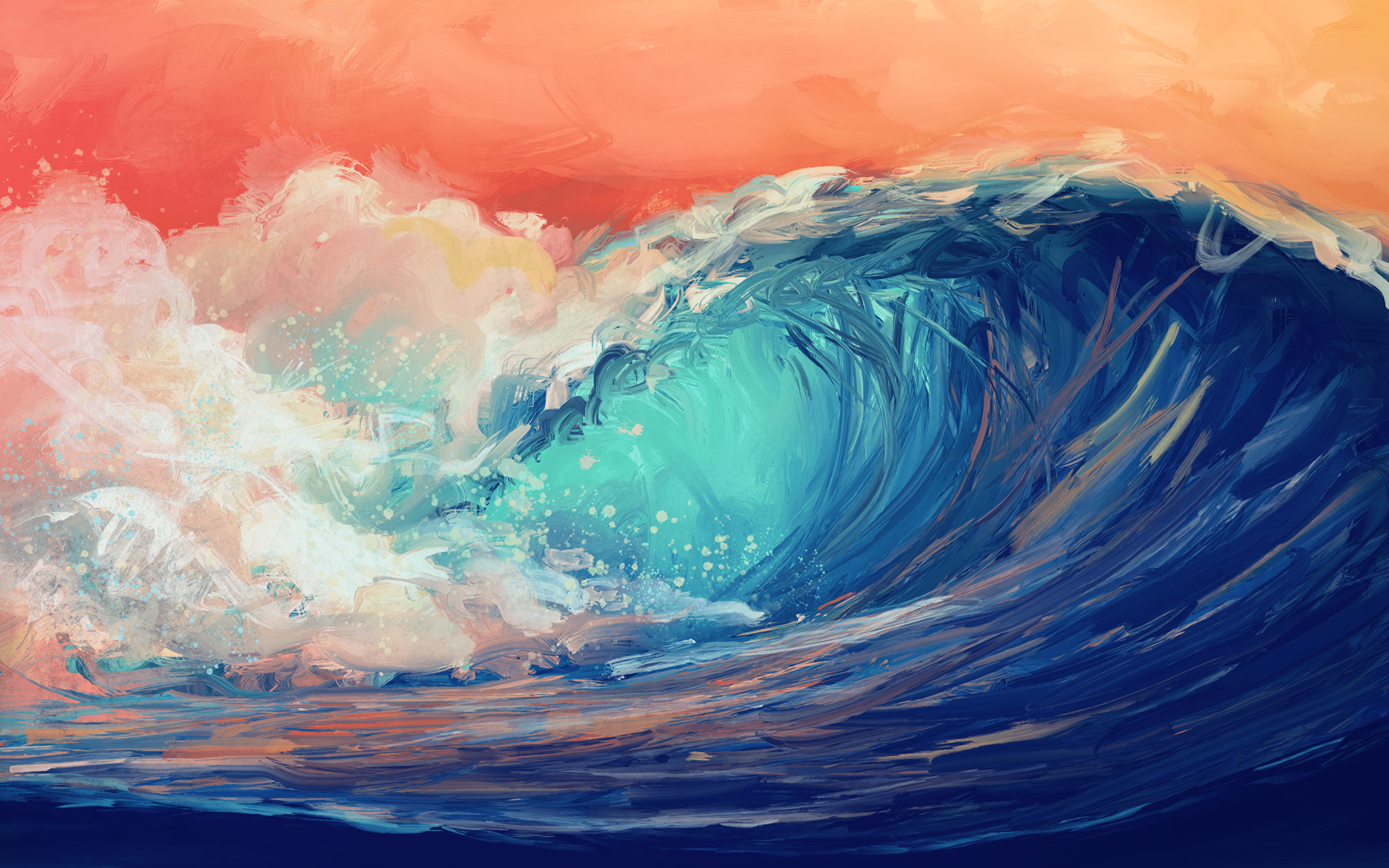 Sea Painting Wallpapers - Top Free Sea Painting Backgrounds ...