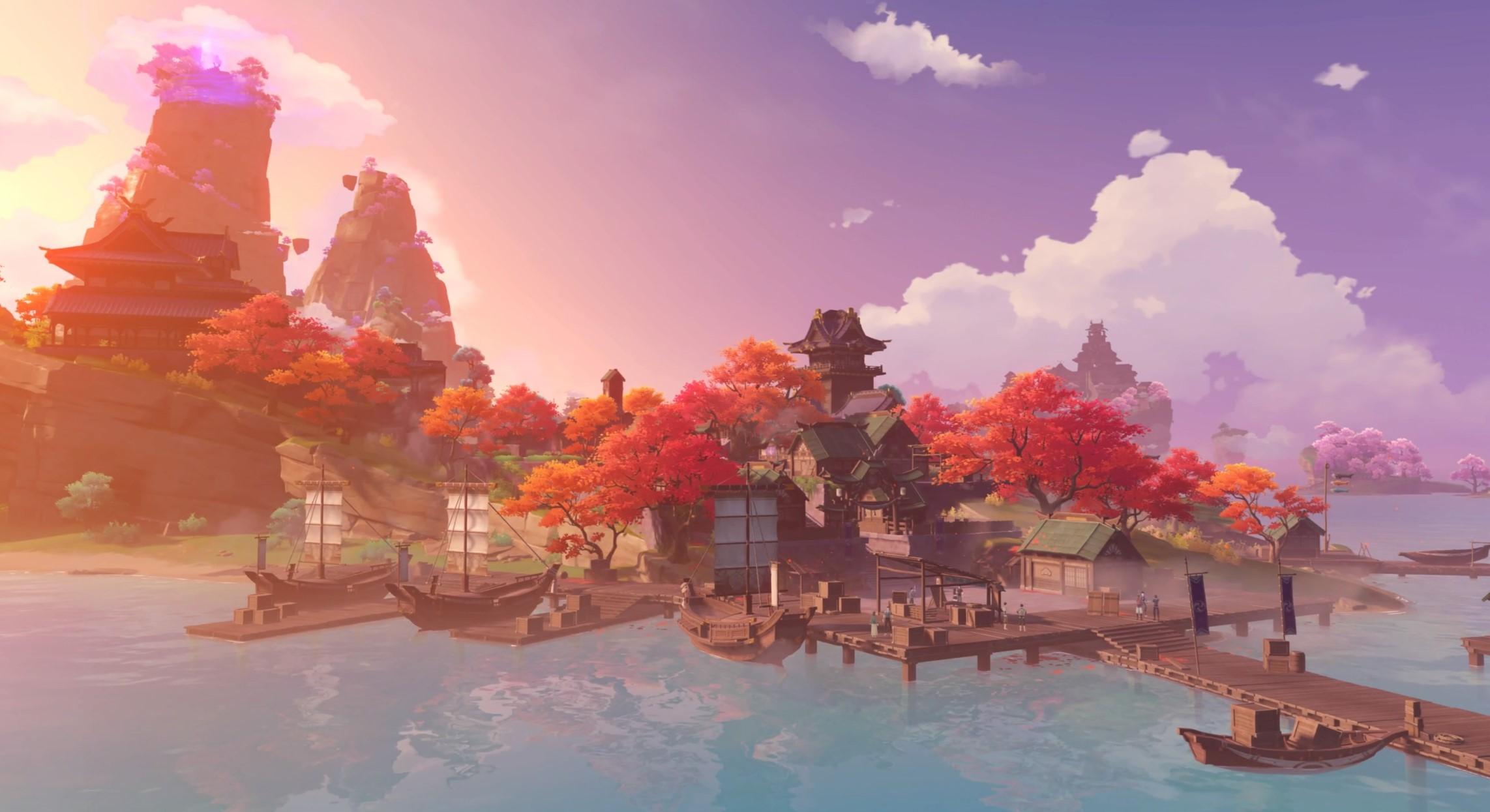 Inazuma Genshin Wallpapers - Top Free Inazuma Genshin Backgrounds ...