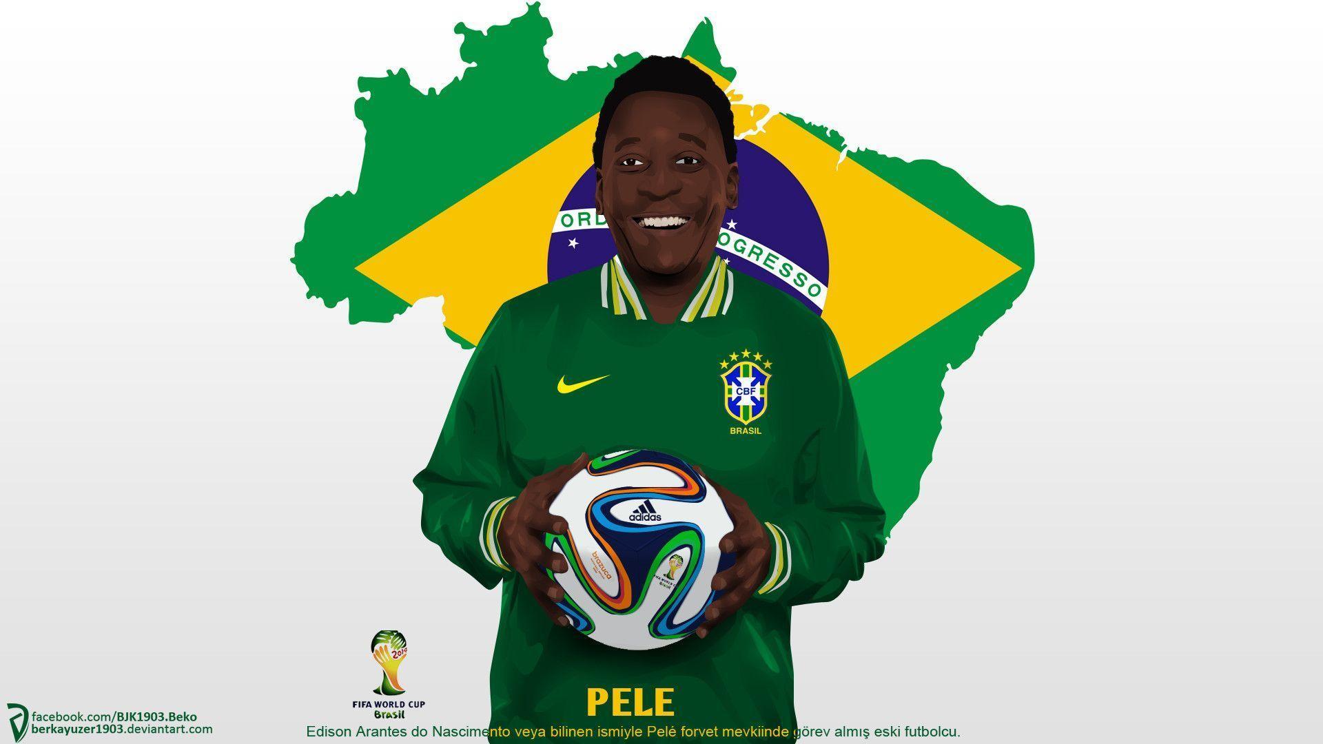 Pele Brazil Wallpapers - Top Free Pele Brazil Backgrounds - WallpaperAccess