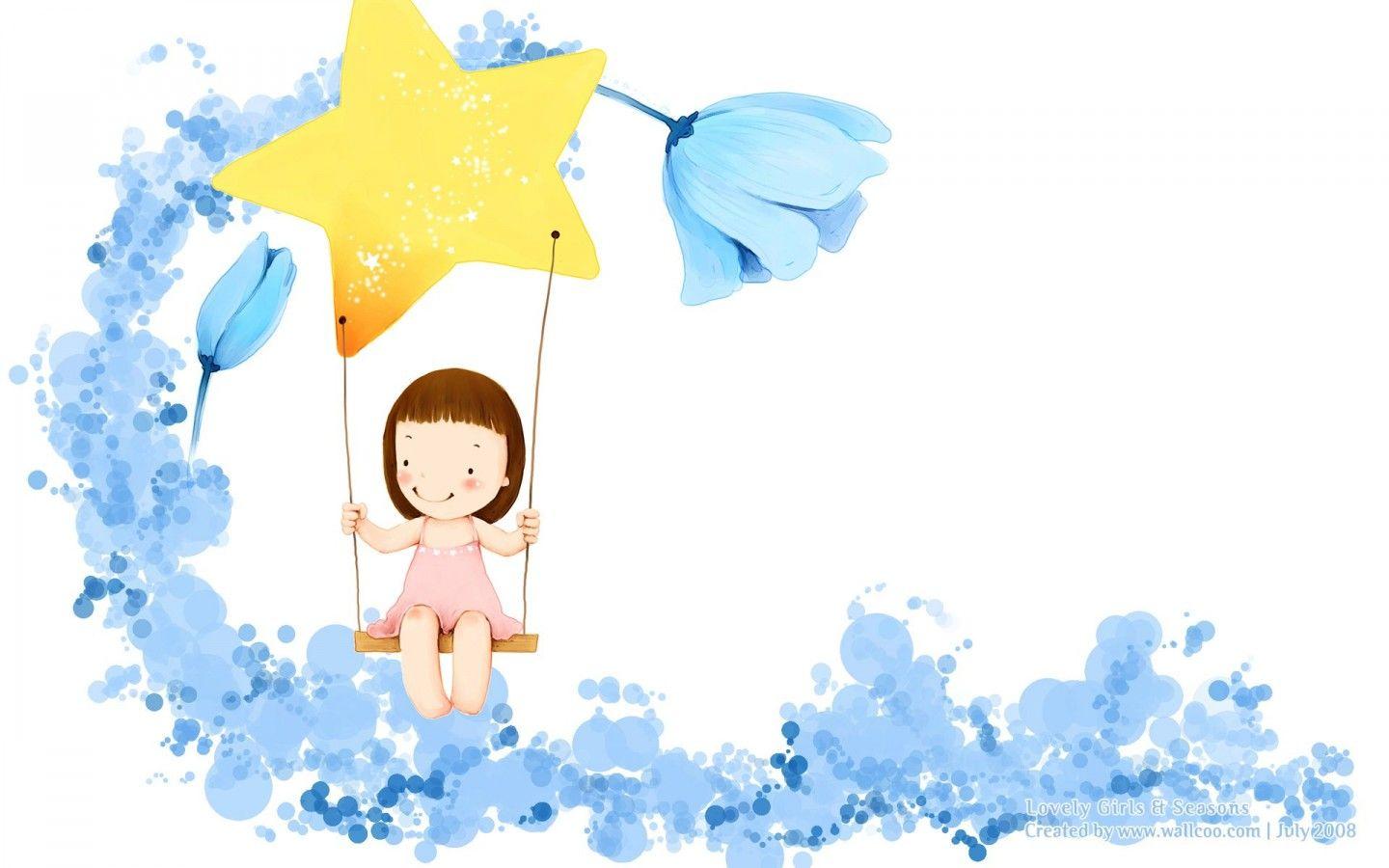 Baby Girl Cartoon Wallpapers - Top Free Baby Girl Cartoon Backgrounds ...