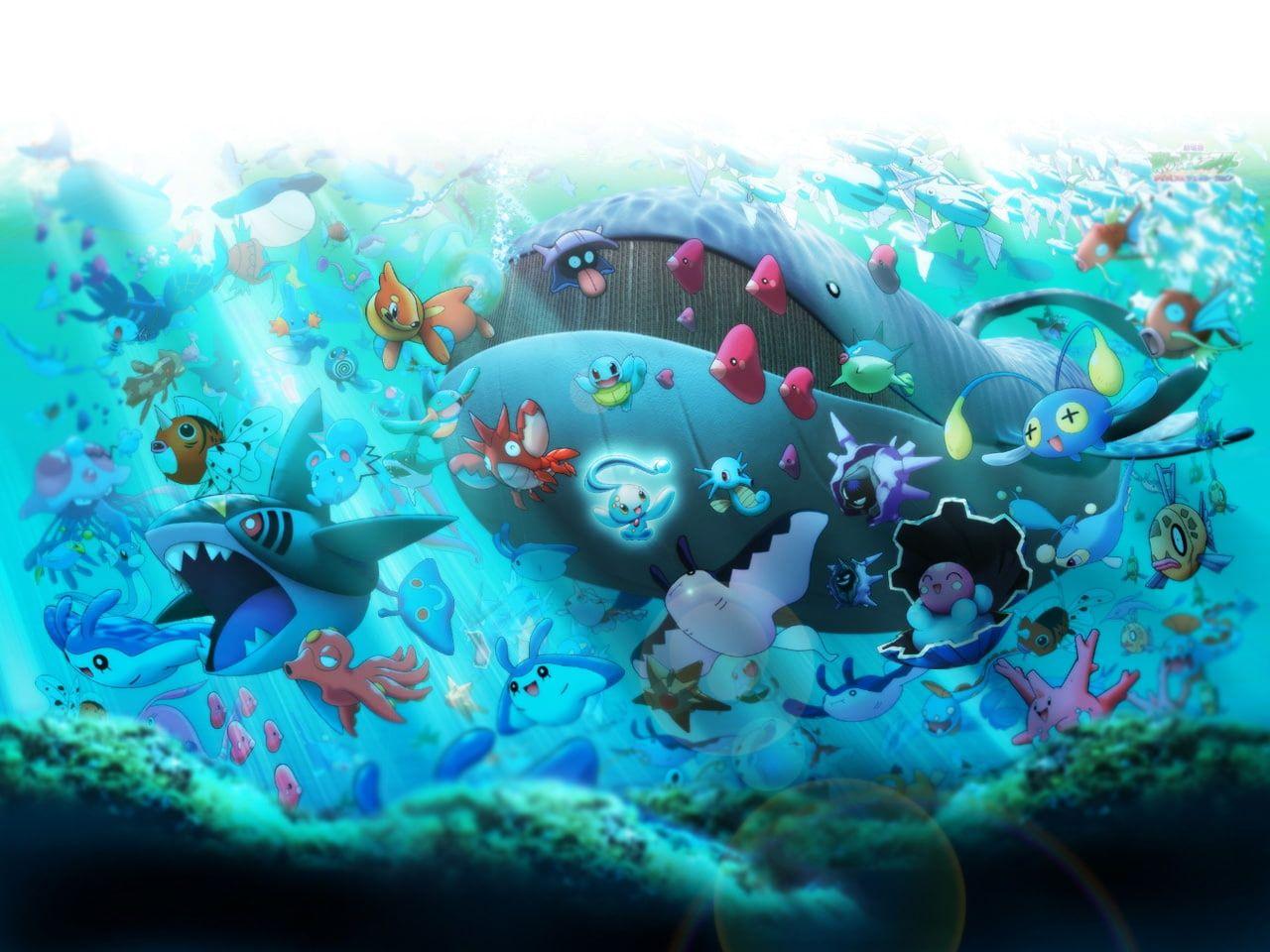 Pokemon Underwater Wallpapers - Top Free Pokemon Underwater Backgrounds ...