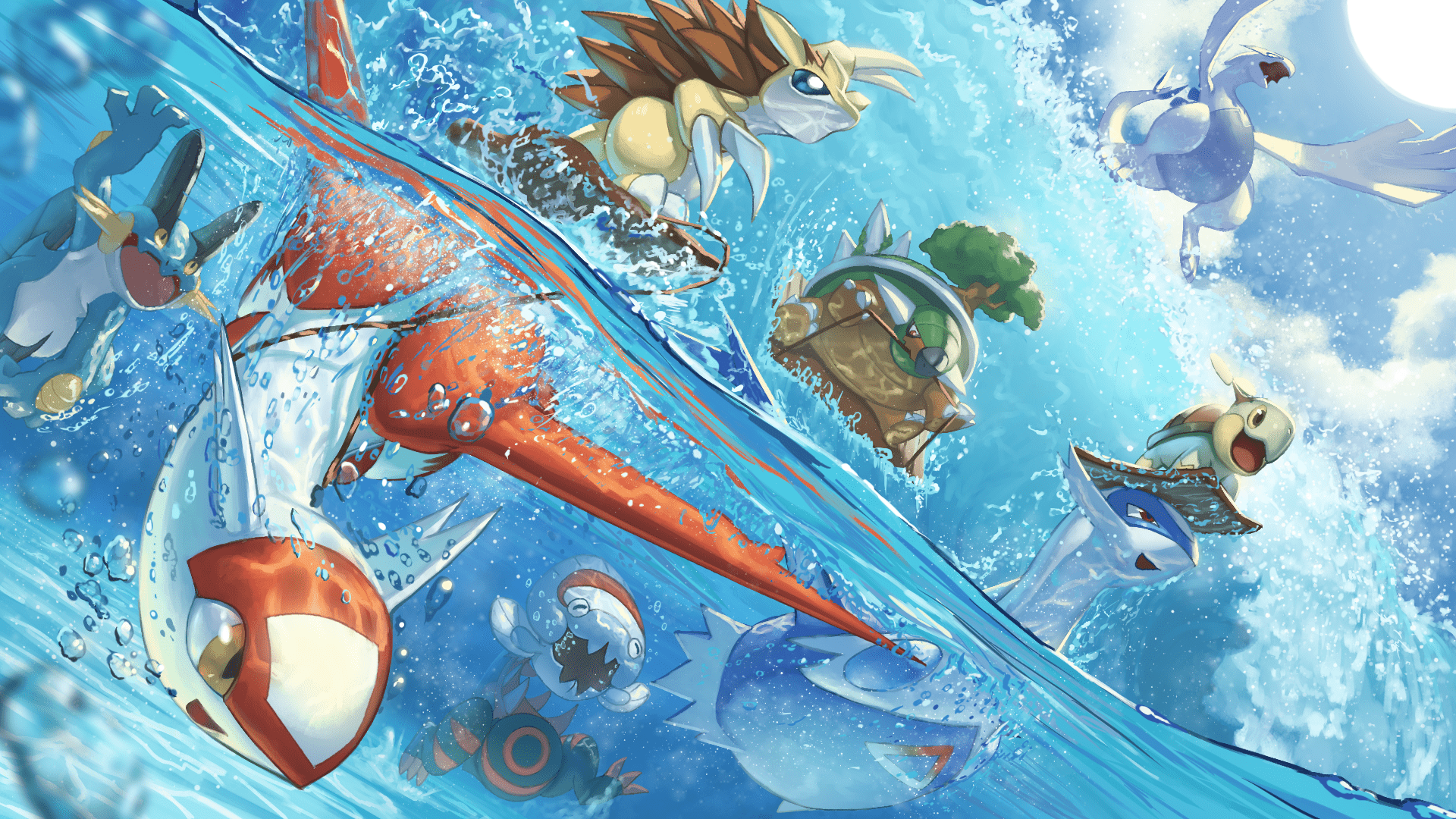Pokemon Underwater Wallpapers - Top Free Pokemon Underwater Backgrounds ...