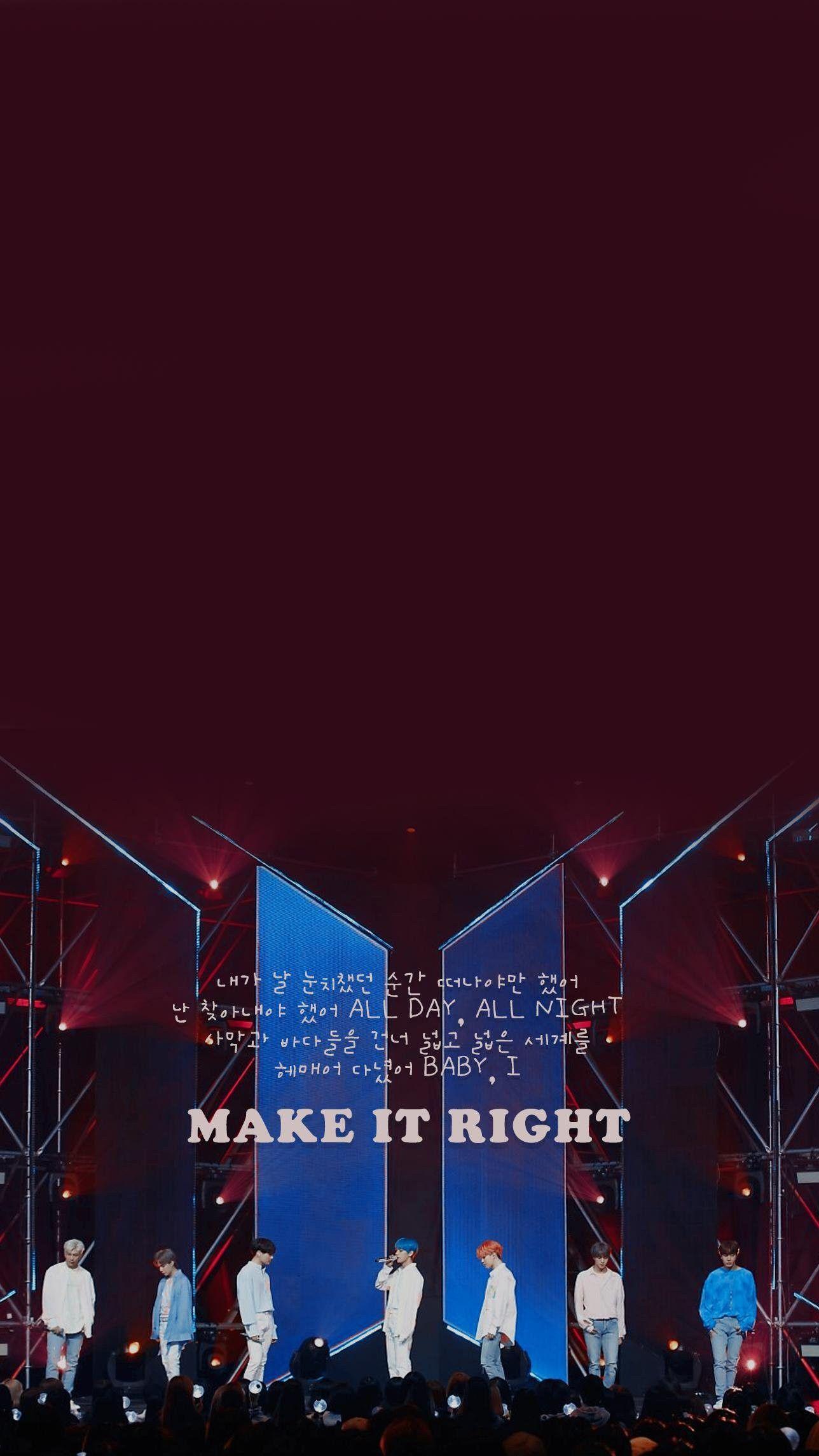 Make It Right Bts Wallpapers - Top Free Make It Right Bts Backgrounds ...