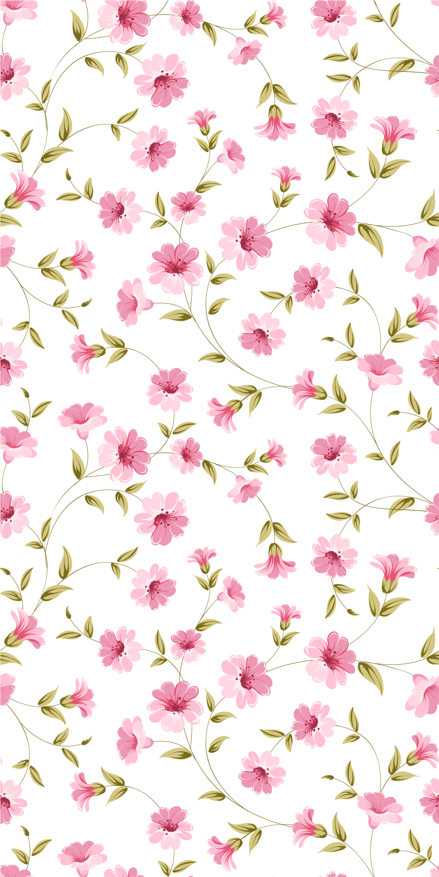 Pink Flower Pattern Wallpapers - Top Free Pink Flower Pattern ...