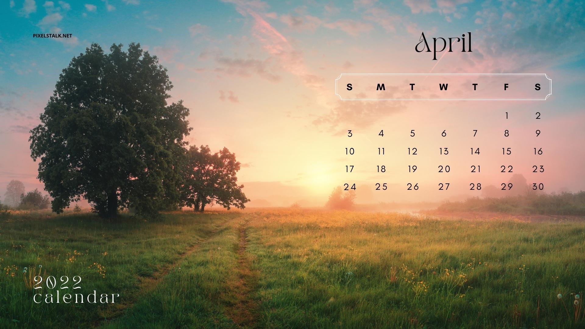 April 2022 Calendar Wallpapers - Top Free April 2022 Calendar ...